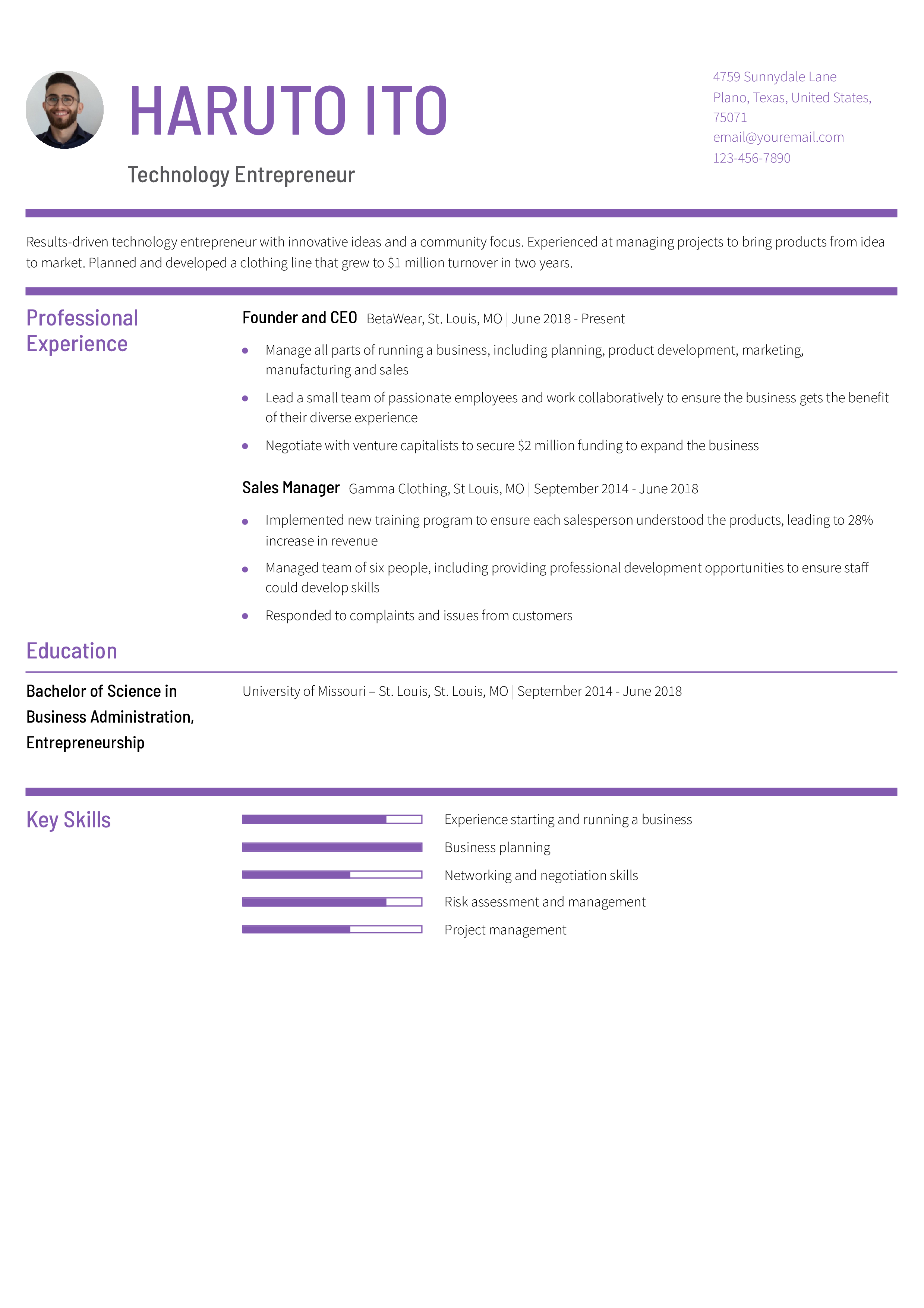 12 MBA Resume Examples and Templates for 2024 - ResumeBuilder.com