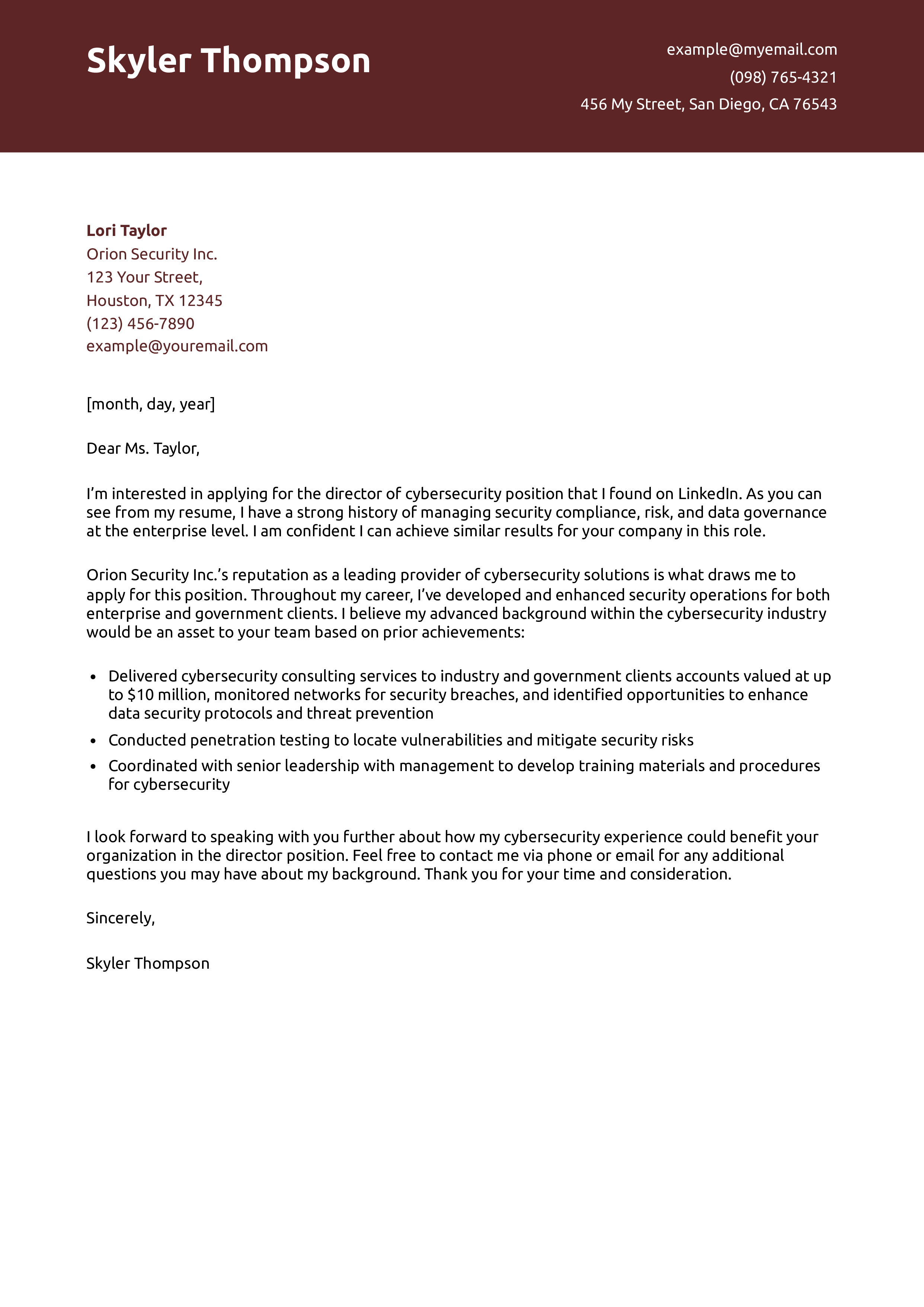 Information Technology Cover Letter Examples and Templates for 2024 ...