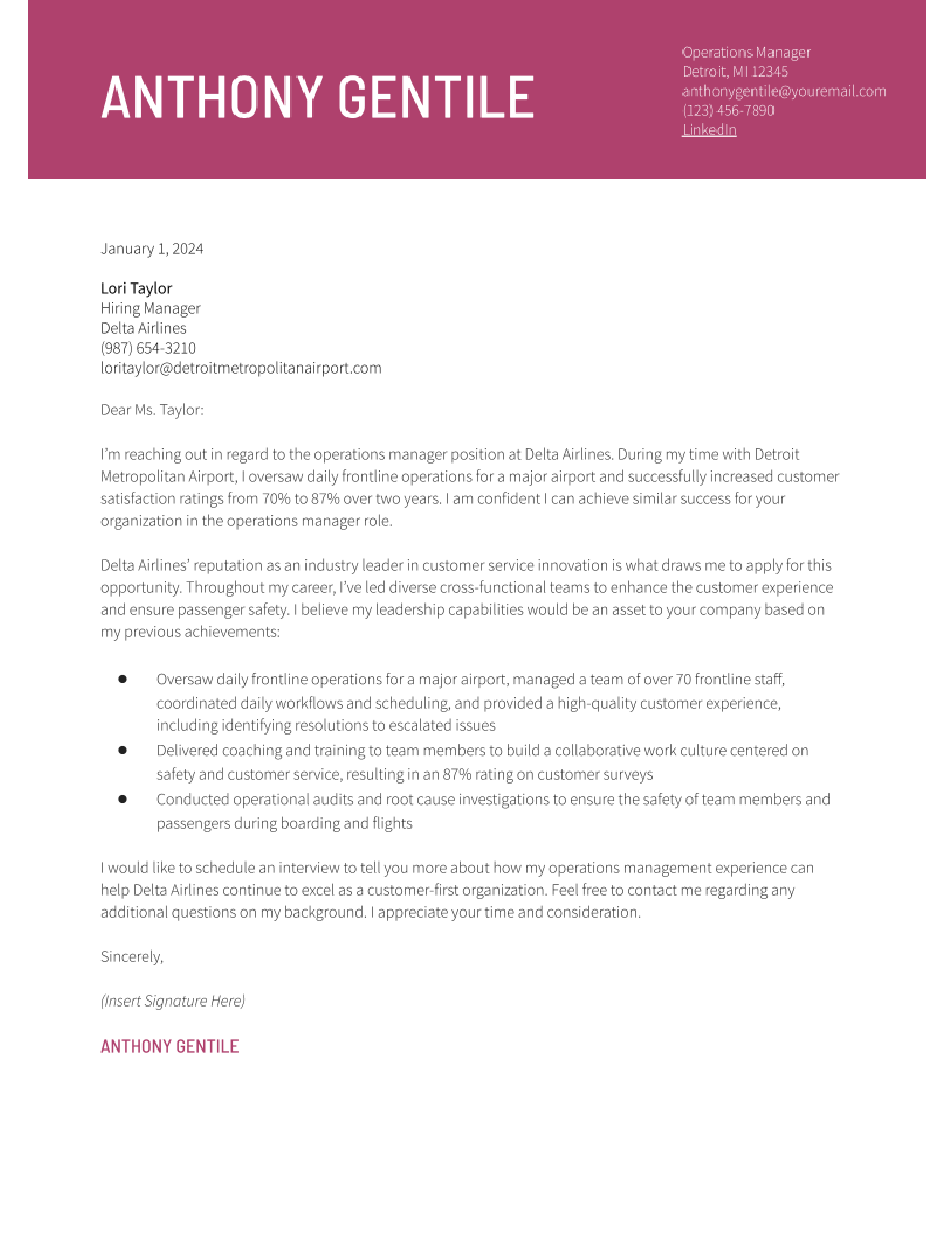 Operations Manager Cover Letter Examples and Templates for 2024 ...
