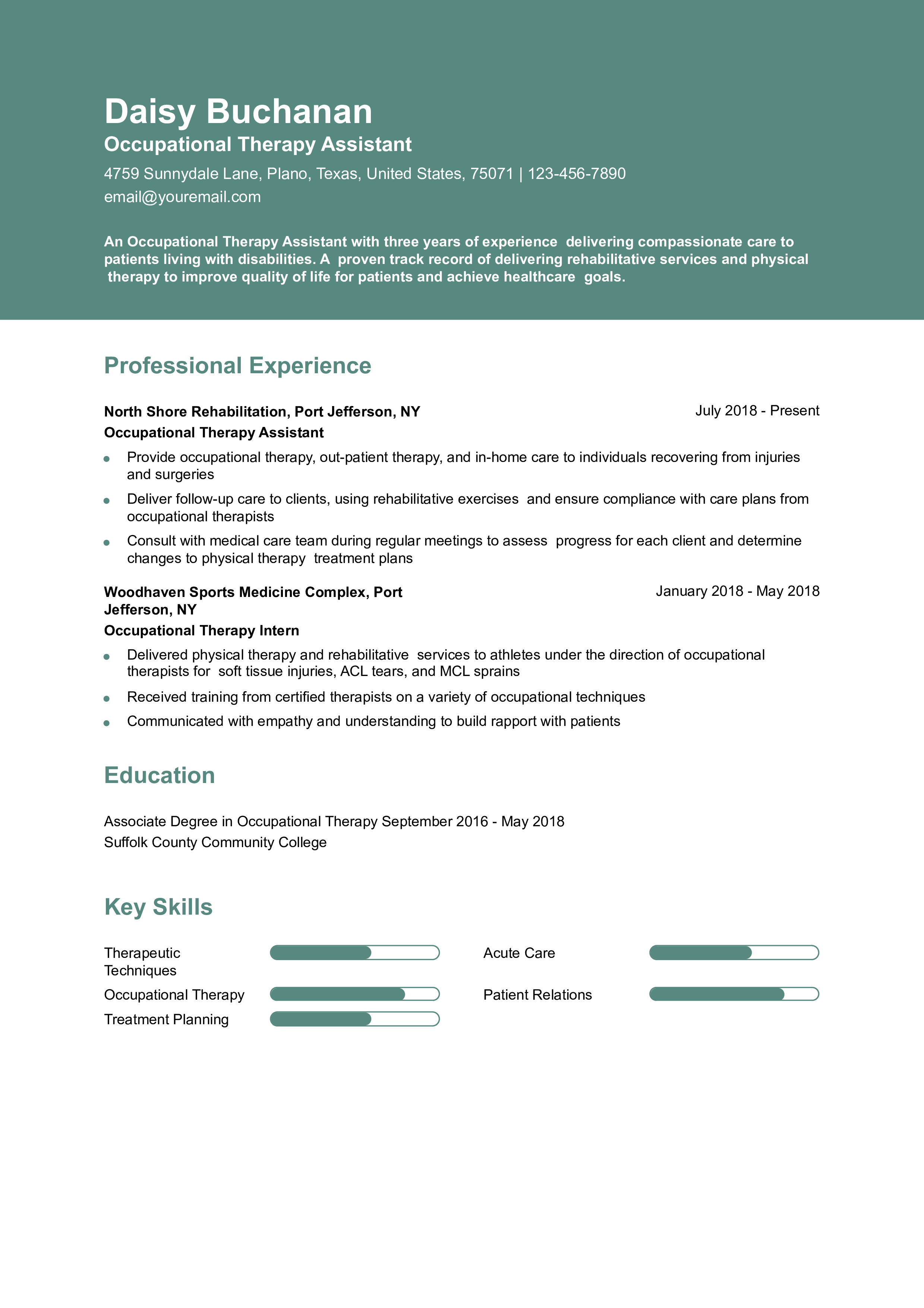 Health Care Support Resume Examples and Templates for 2024 ...