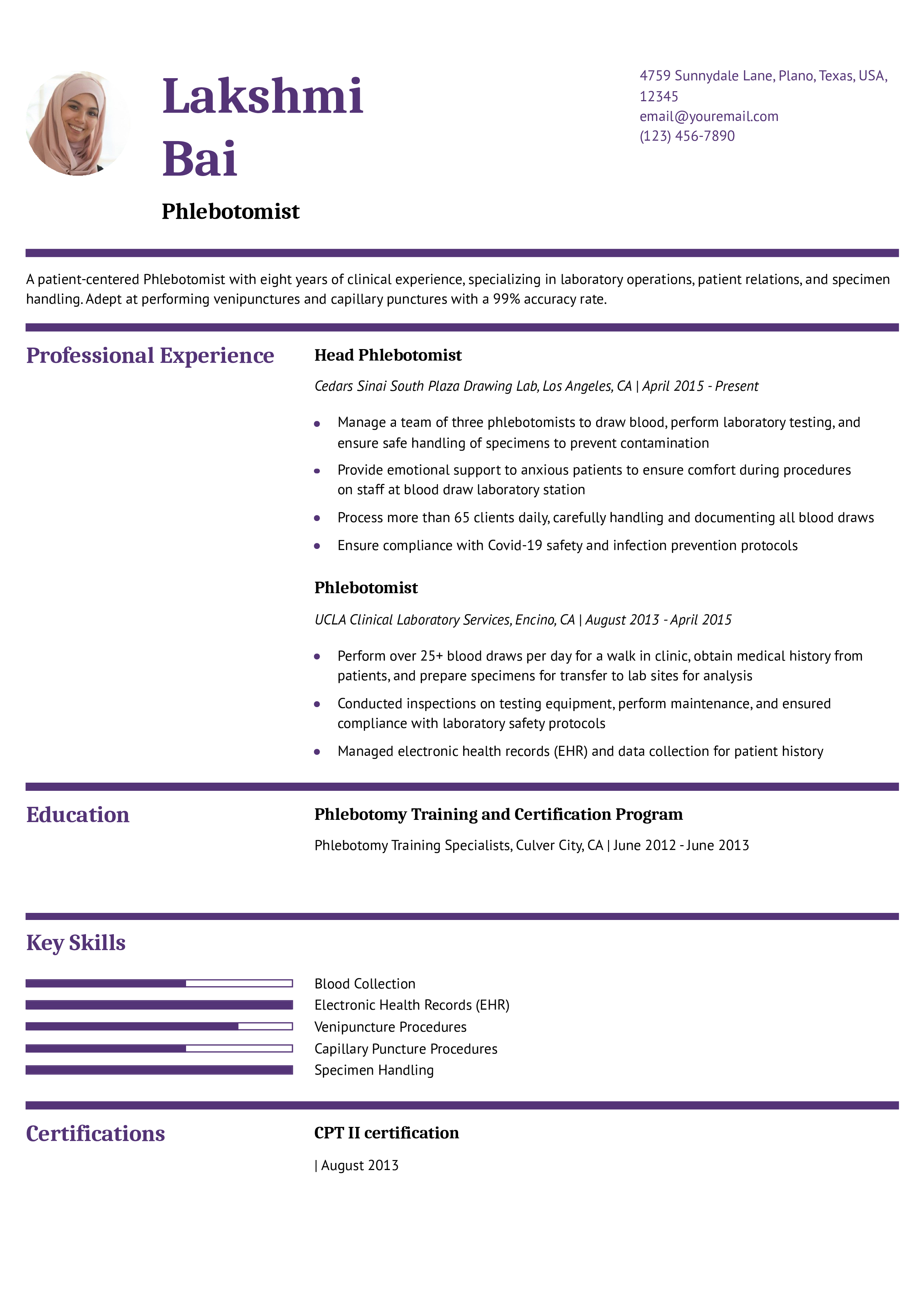 Health Care Support Resume Examples and Templates for 2024 ...