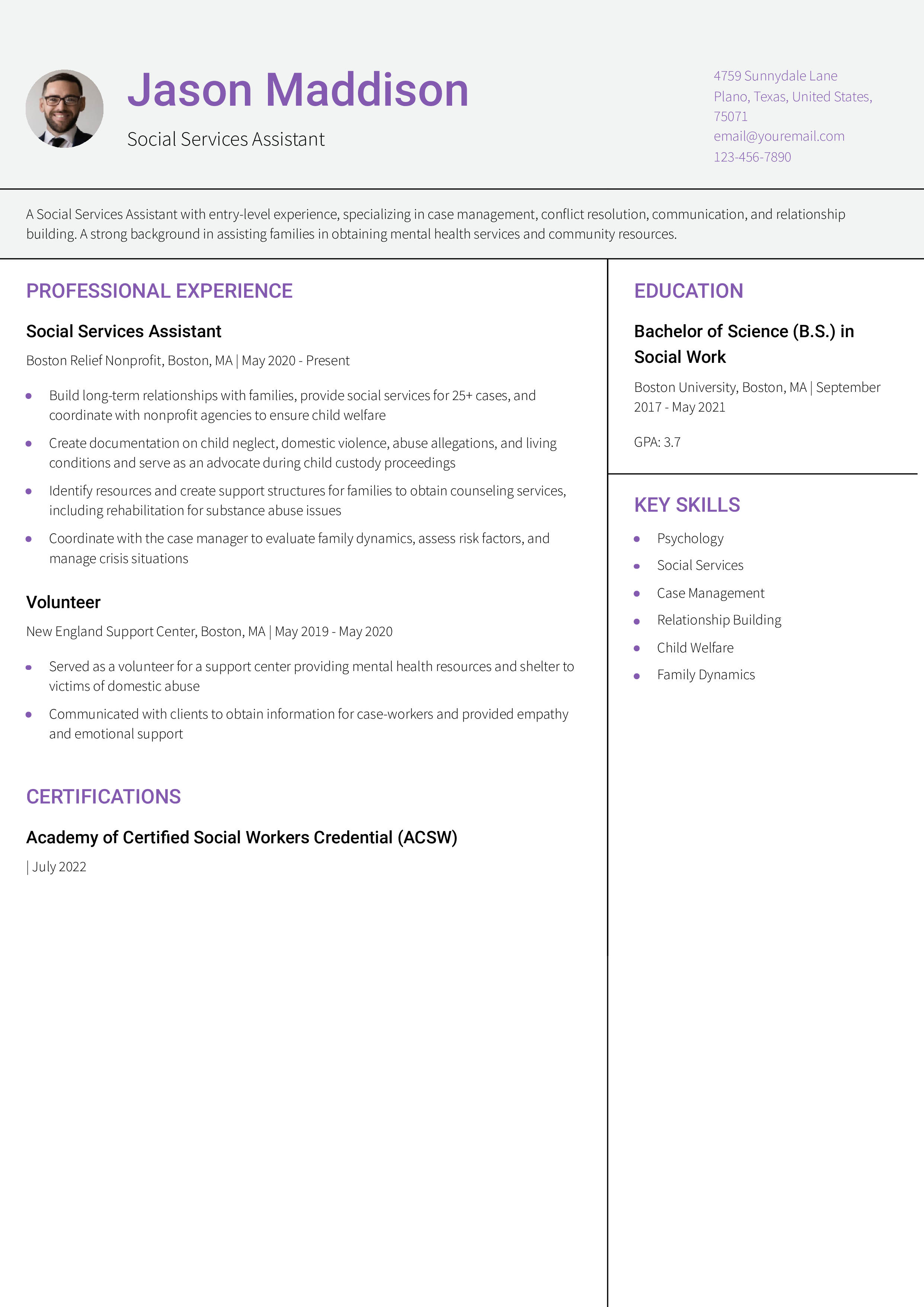 Case Manager Resume Examples and Templates for 2024 - ResumeBuilder.com