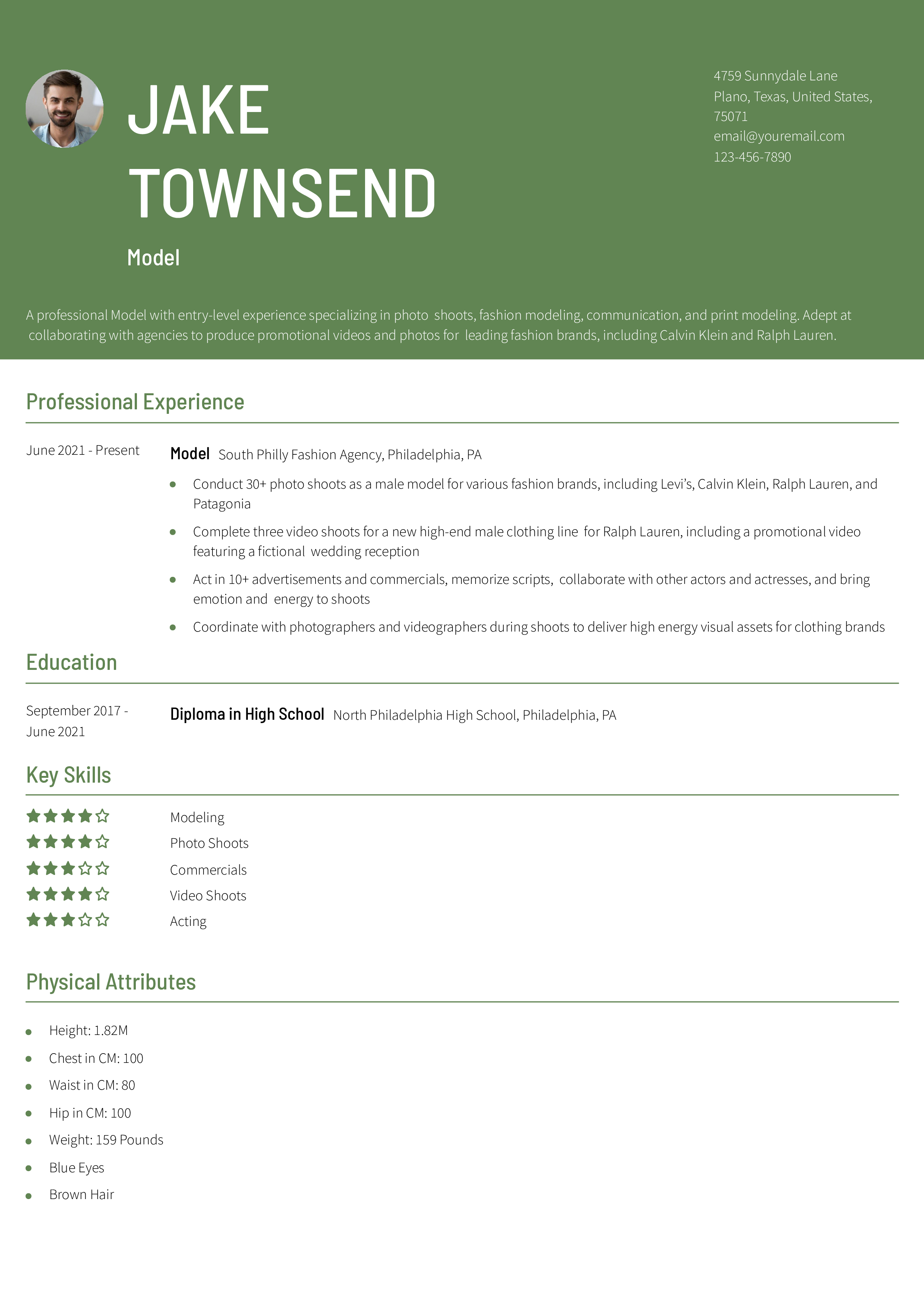 Model Resume Examples and Templates for 2024 - ResumeBuilder.com