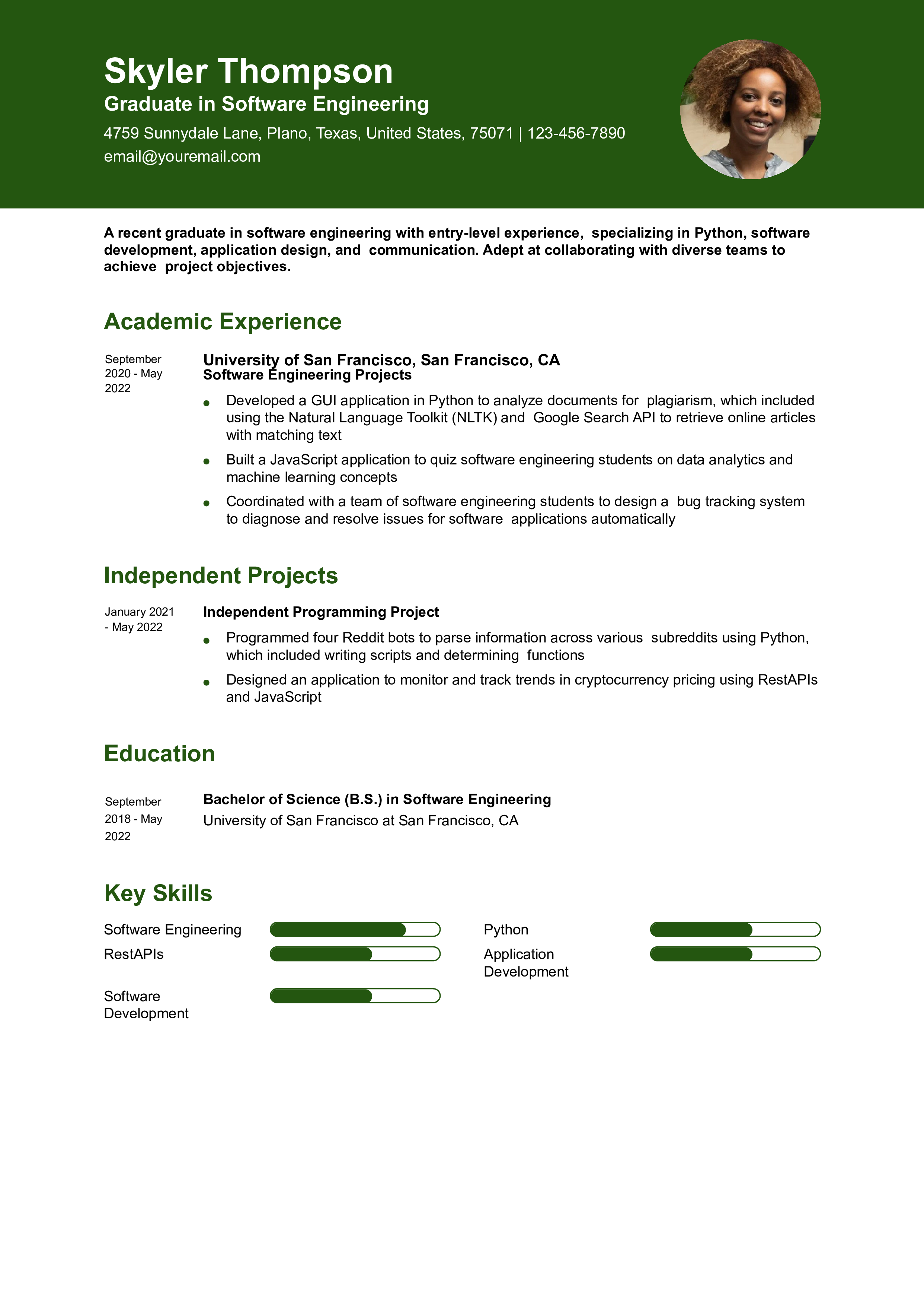 Engineering Internship Resume Examples and Templates for 2024 ...