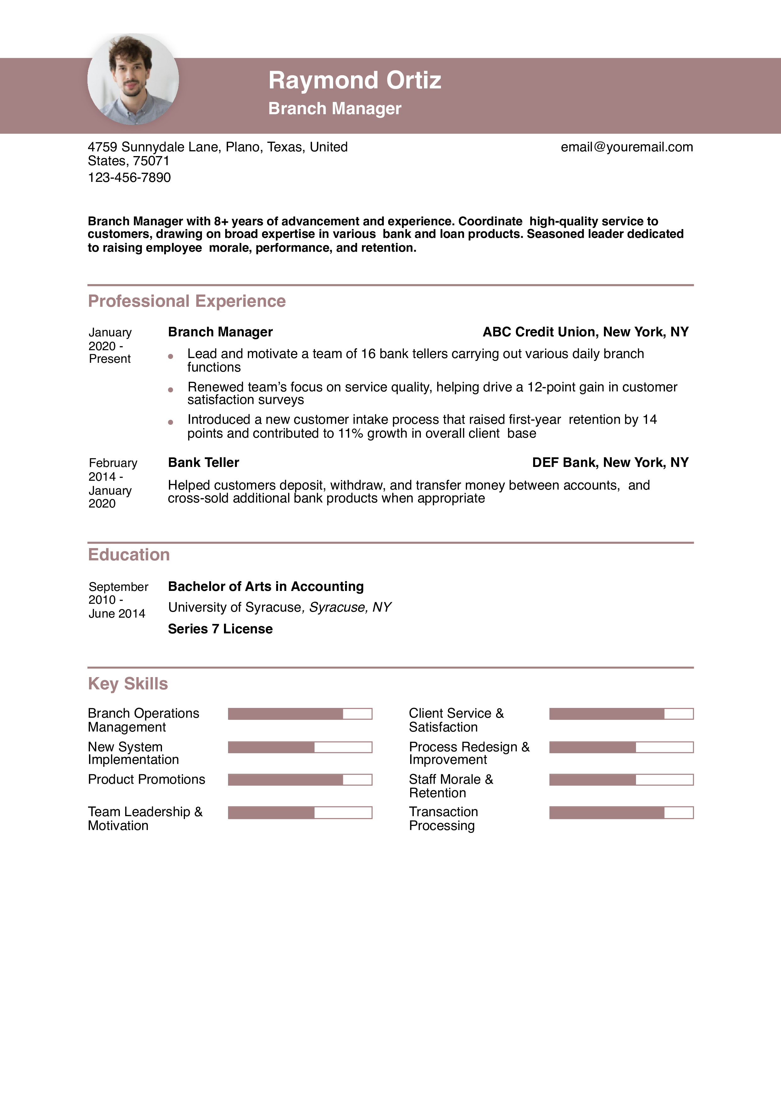 Branch Manager Resume Examples and Templates for 2024 - ResumeBuilder.com