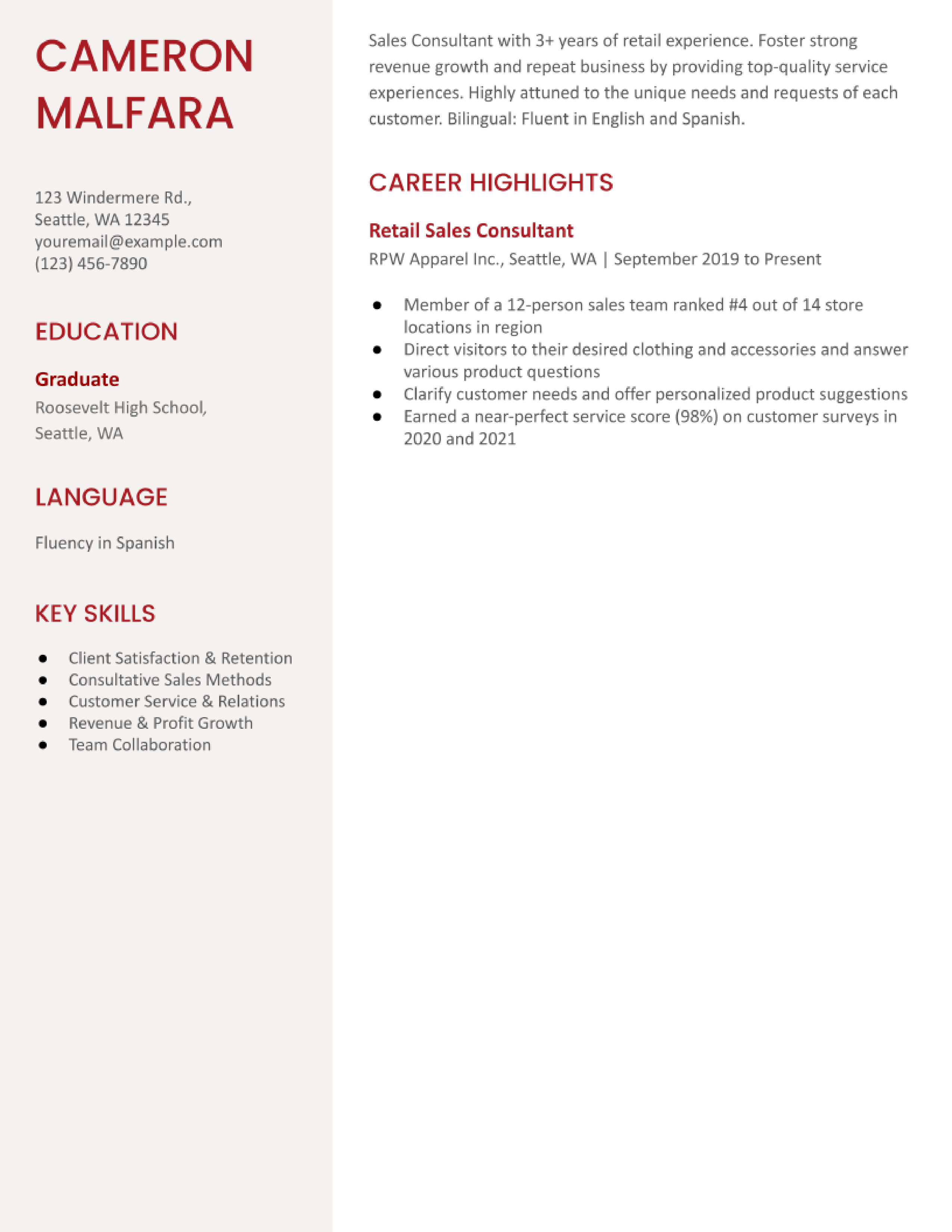 General Resume Examples and Templates for 2024 - ResumeBuilder.com