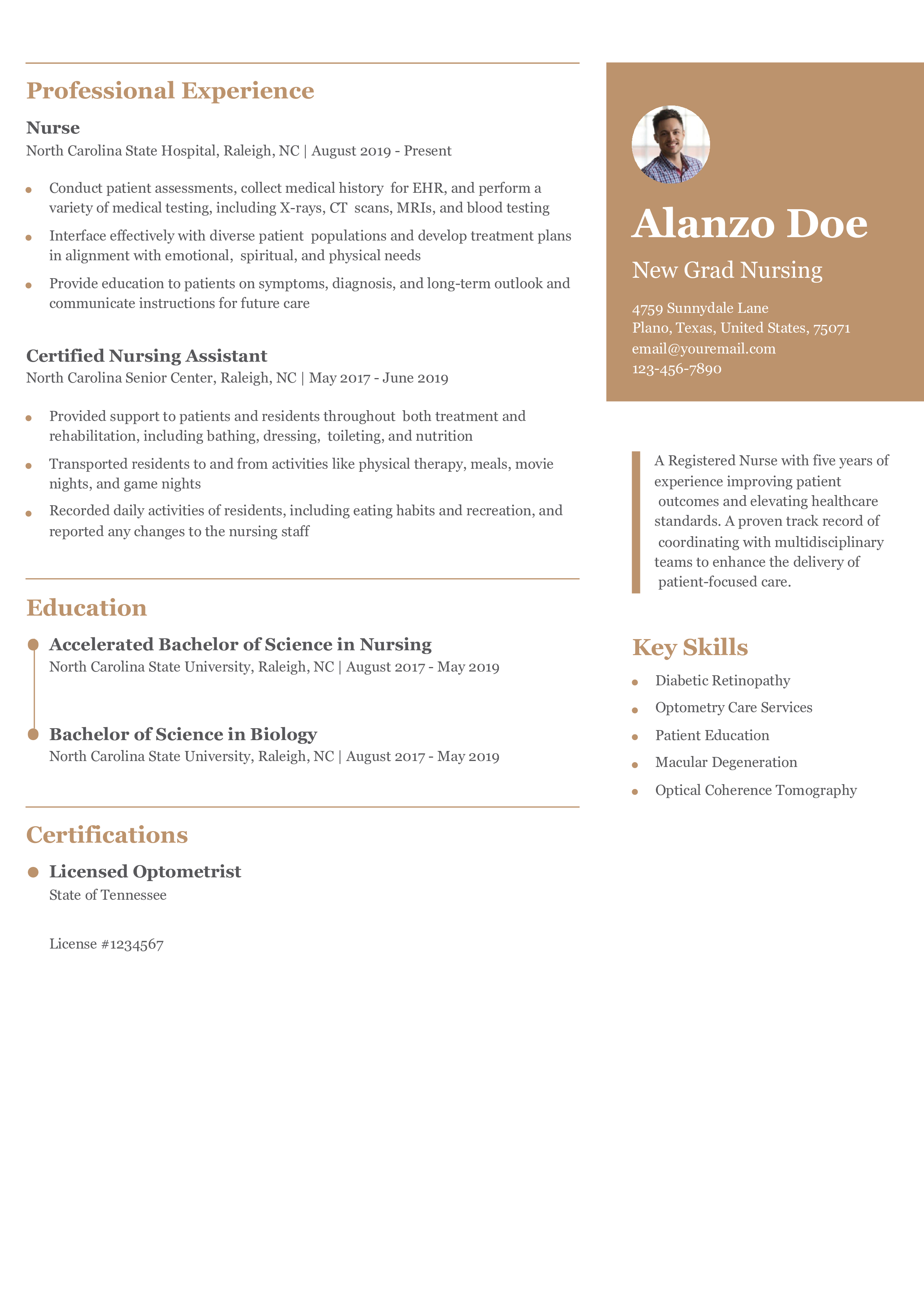 New Grad Nursing Resume Examples and Templates for 2024 - ResumeBuilder.com