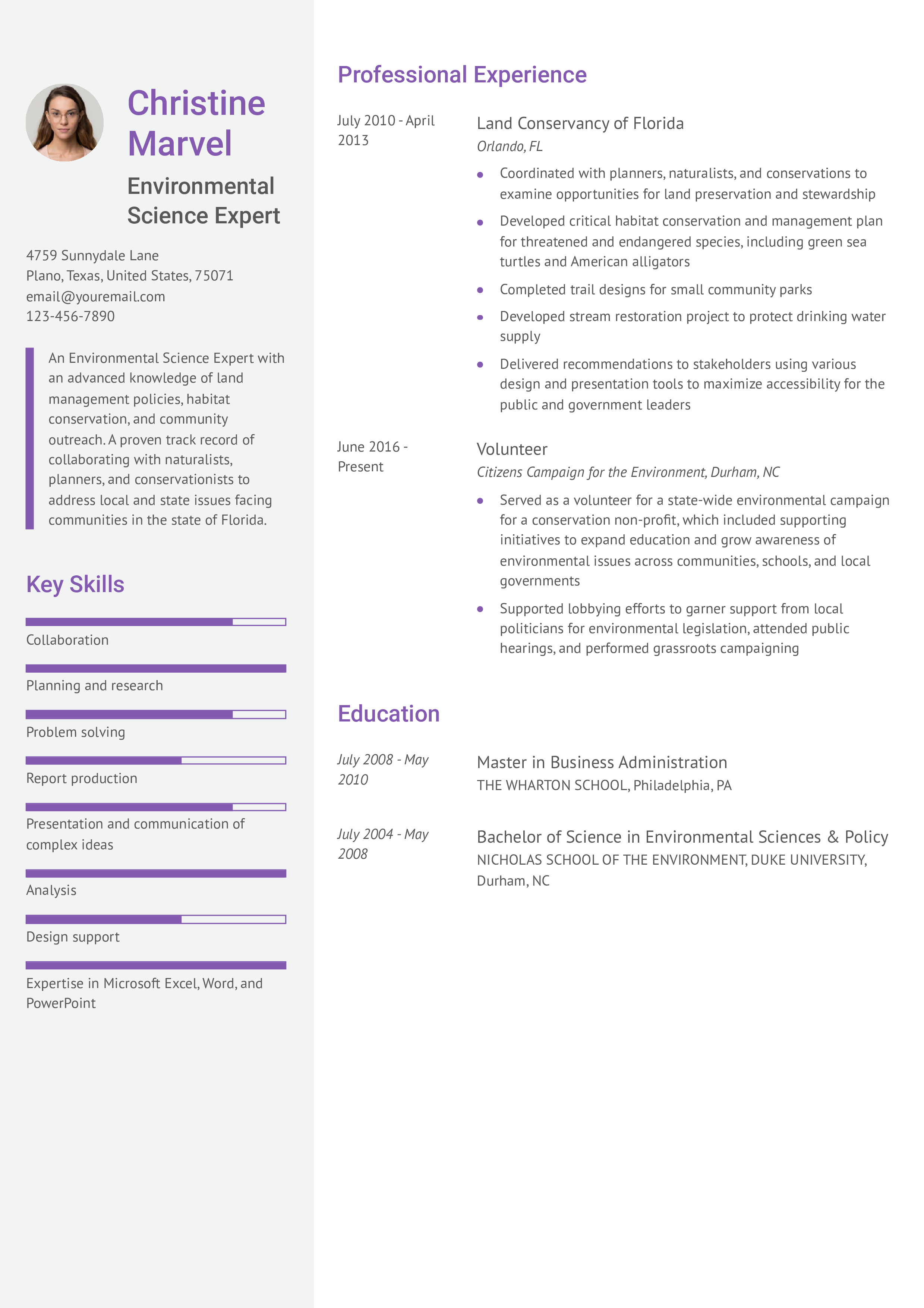 Stay-at-Home Parent Resume Examples and Templates for 2024 ...