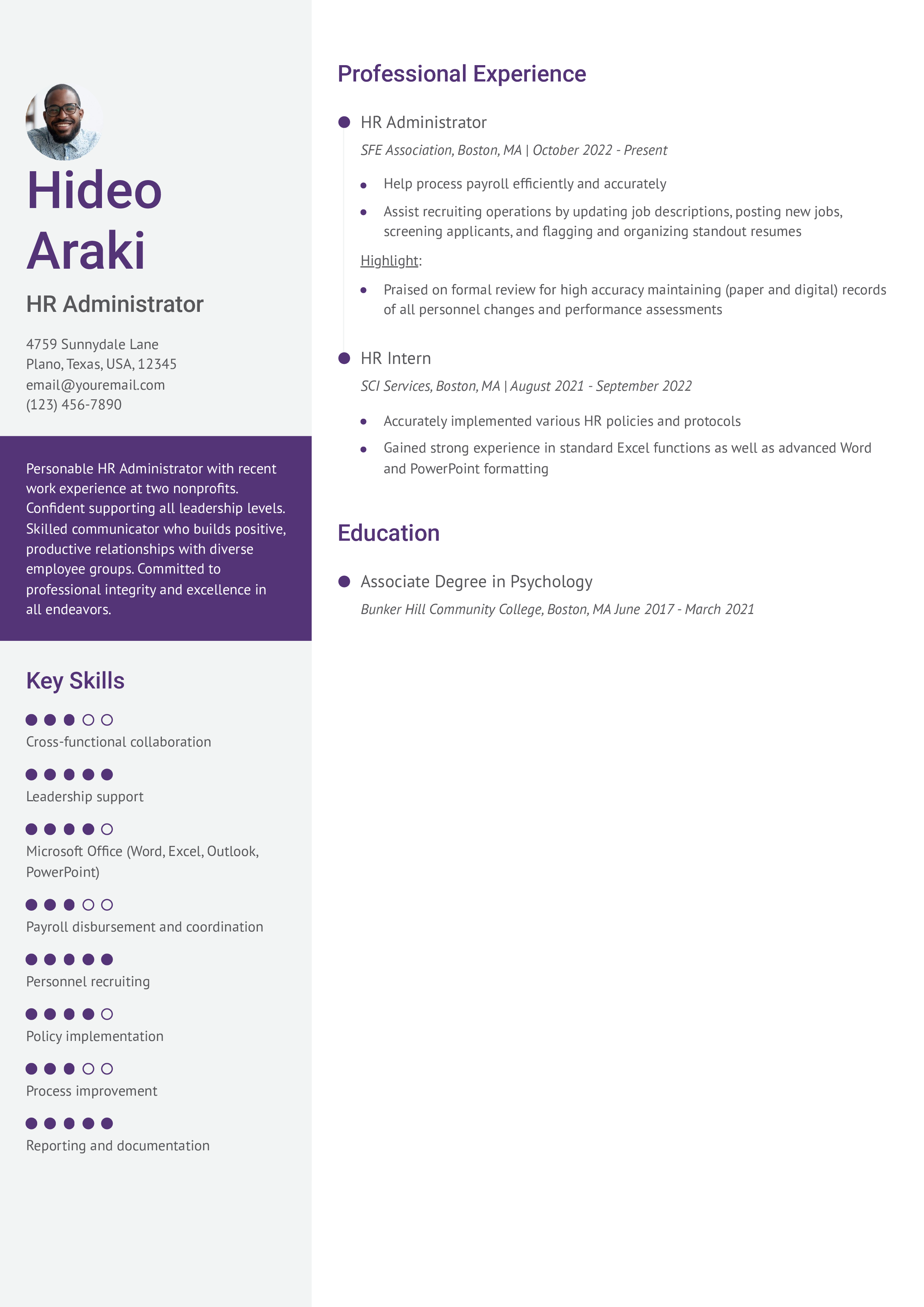 Entry-Level Resume Examples and Templates for 2024 - ResumeBuilder.com