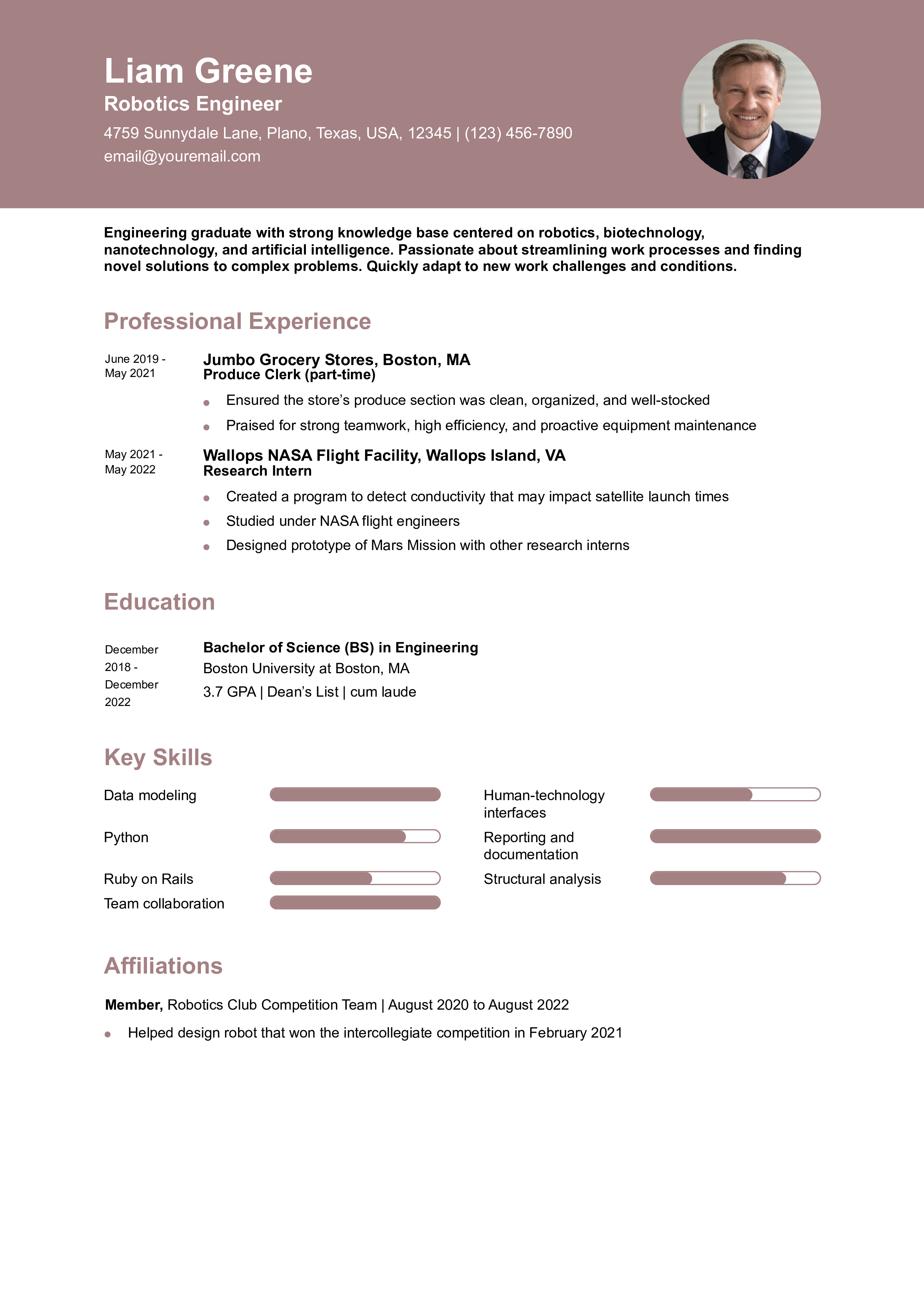 Entry-Level Resume Examples and Templates for 2024 - ResumeBuilder.com