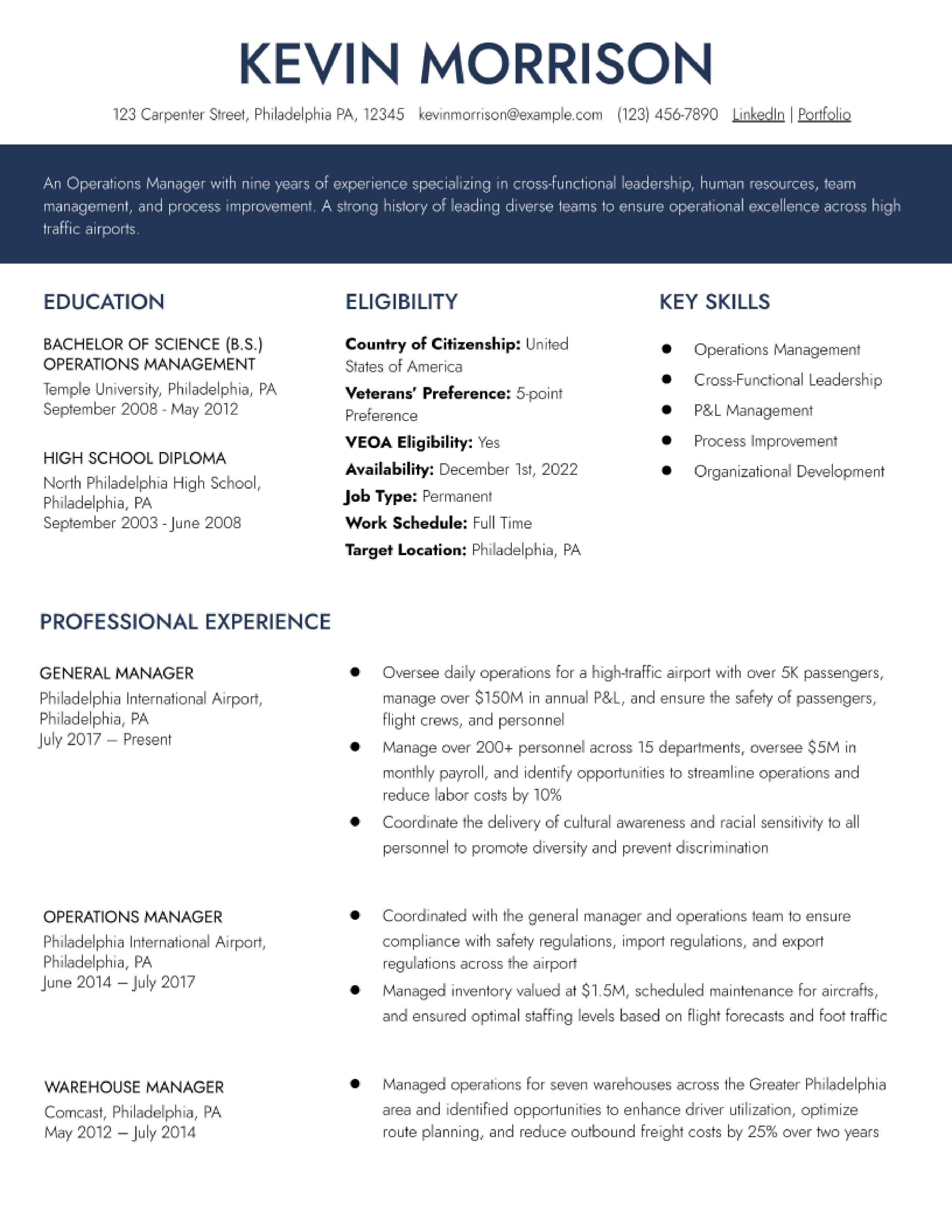 Federal Resume Examples and Templates for 2024 - ResumeBuilder.com