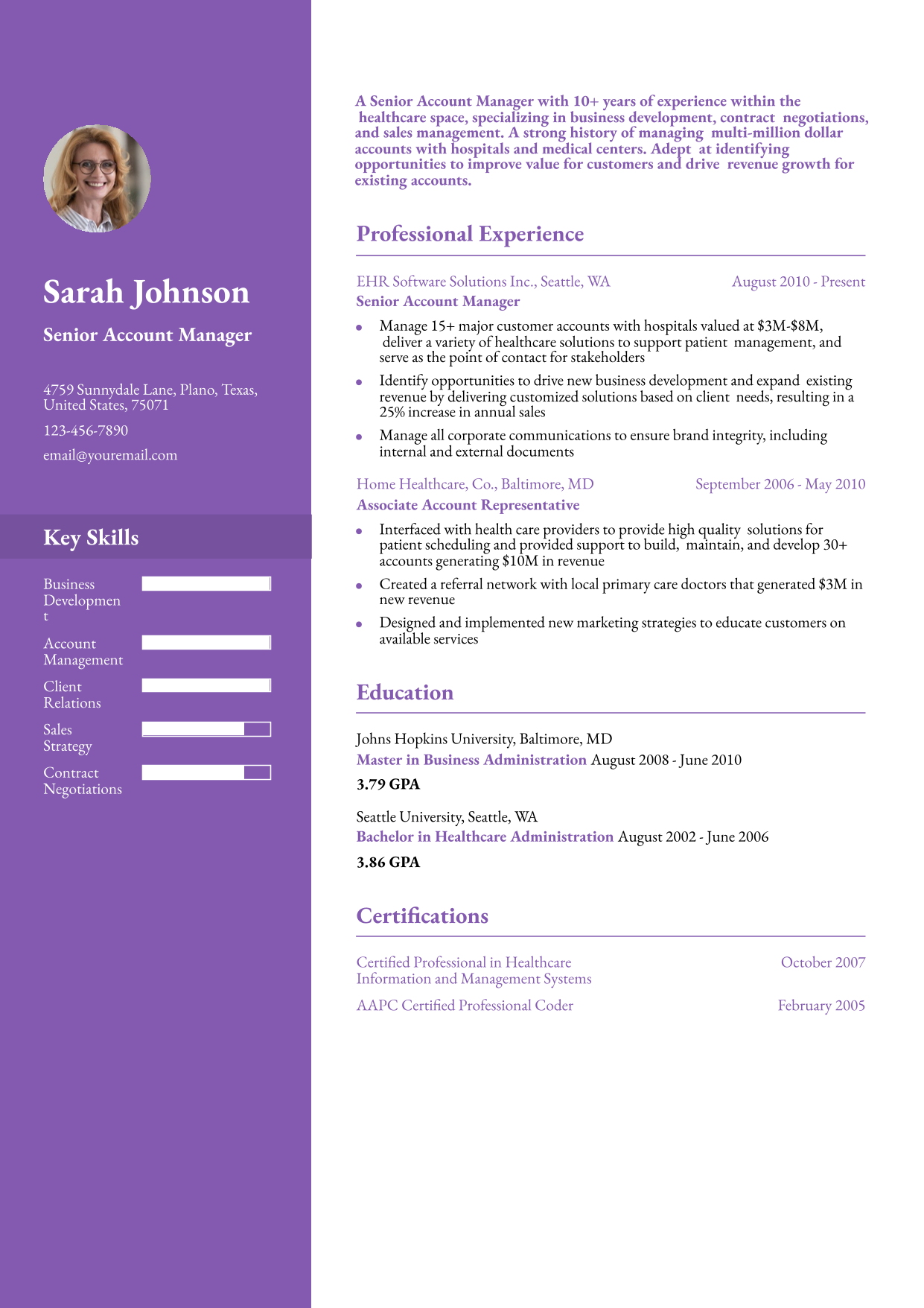 10 Account Manager Resume Examples and Templates for 2025 ...