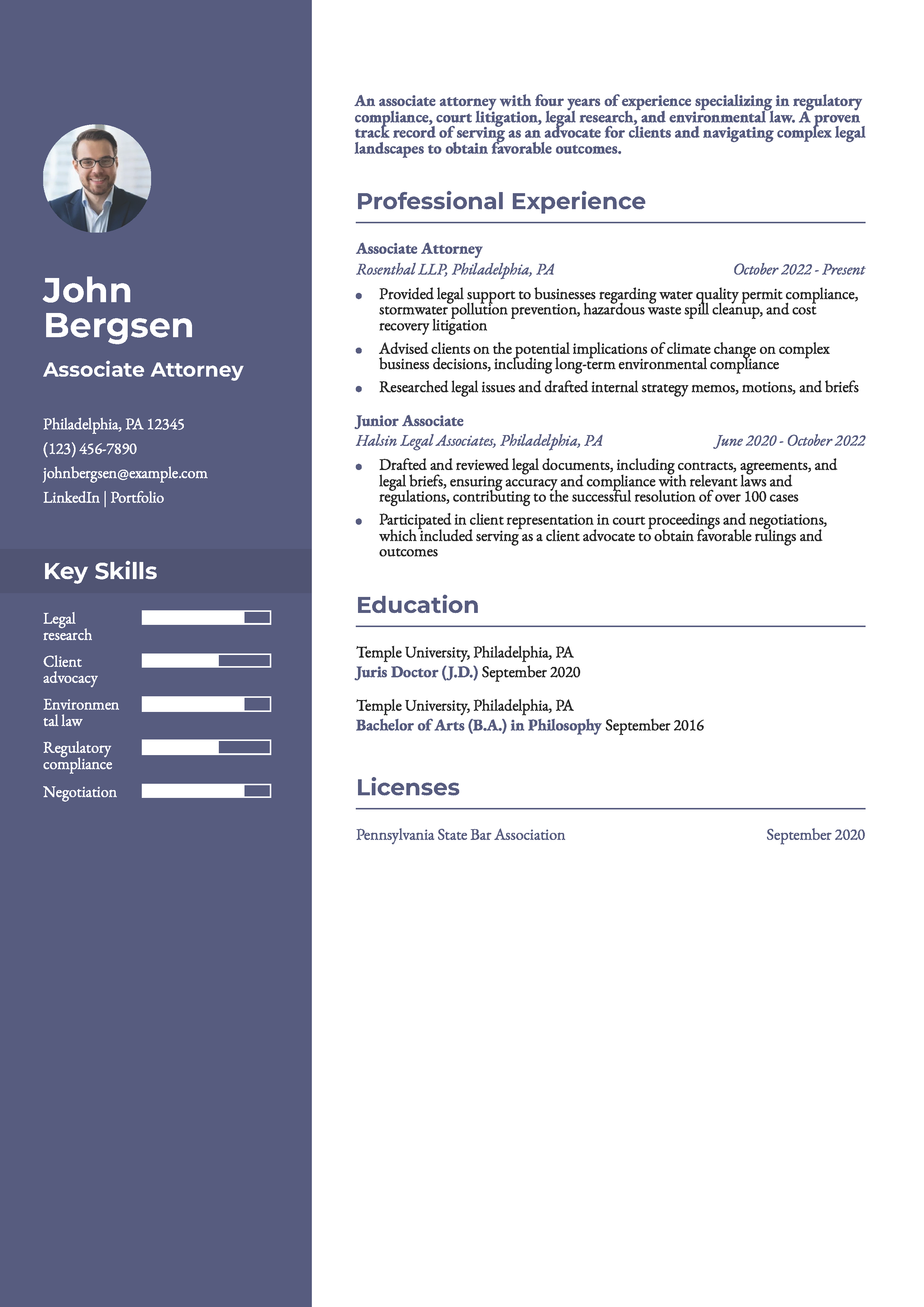 7 Attorney Resume Examples and Templates for 2024 - ResumeBuilder.com