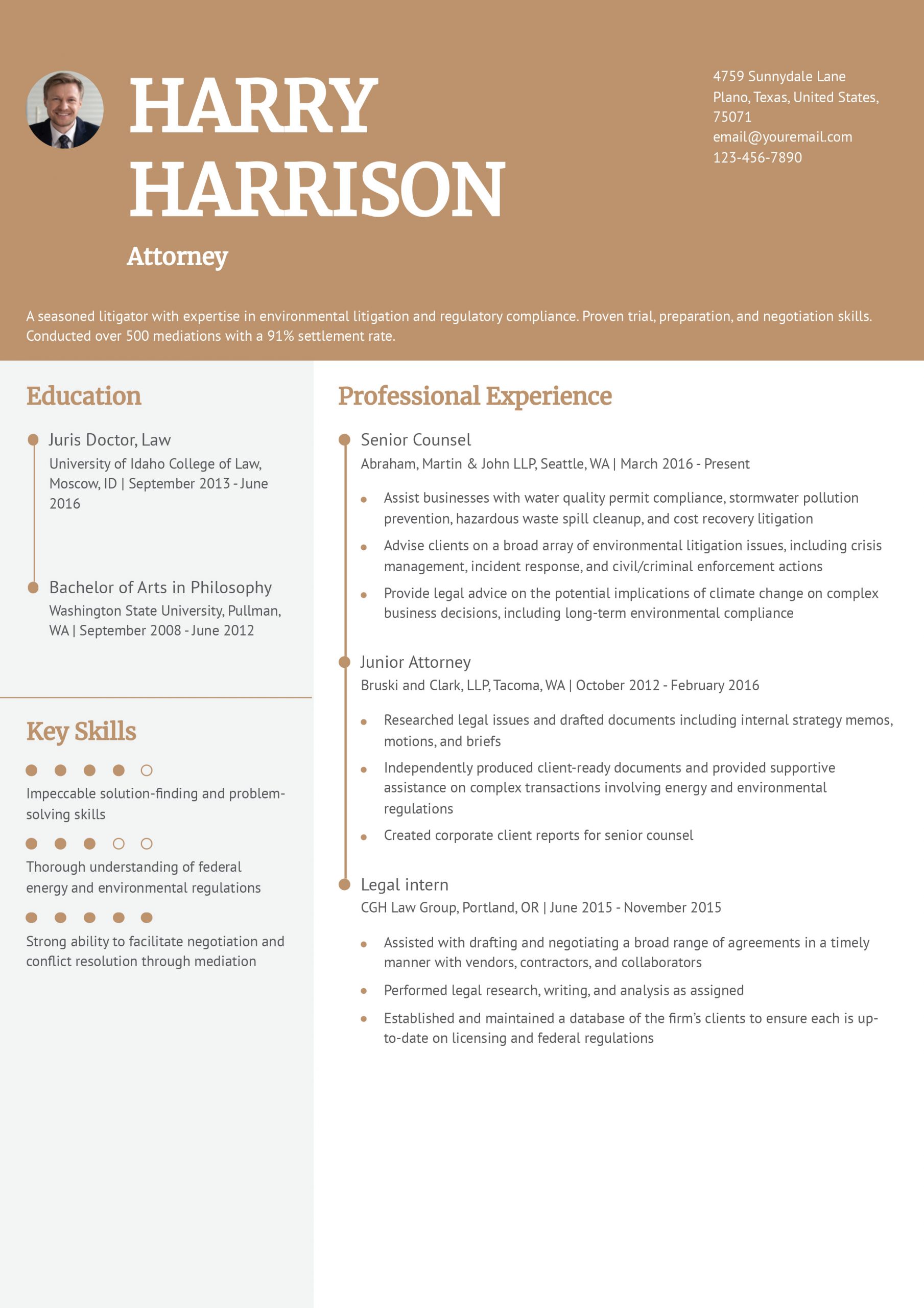 7 Attorney Resume Examples and Templates for 2024 - ResumeBuilder.com