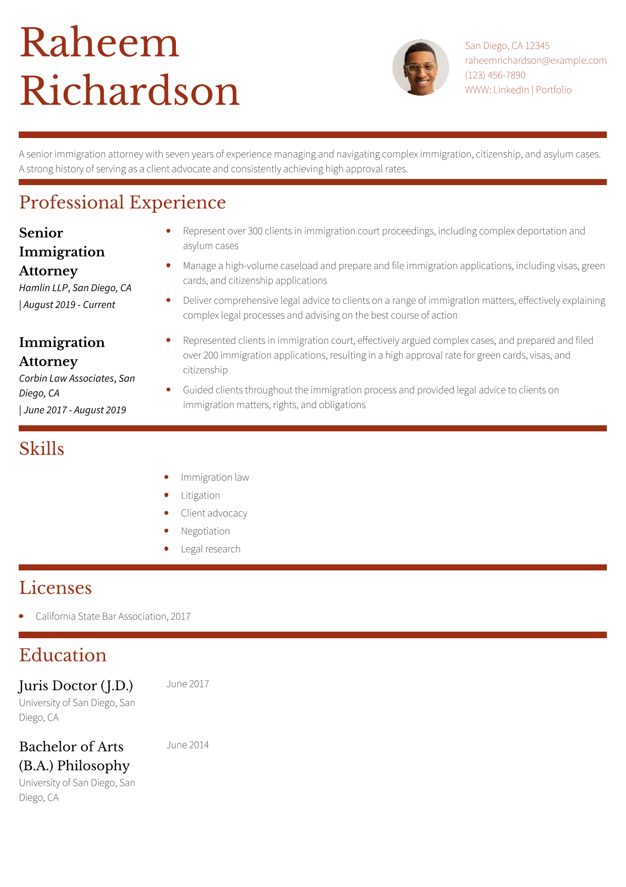 12 Attorney Resume Examples and Templates for 2025 - ResumeBuilder.com