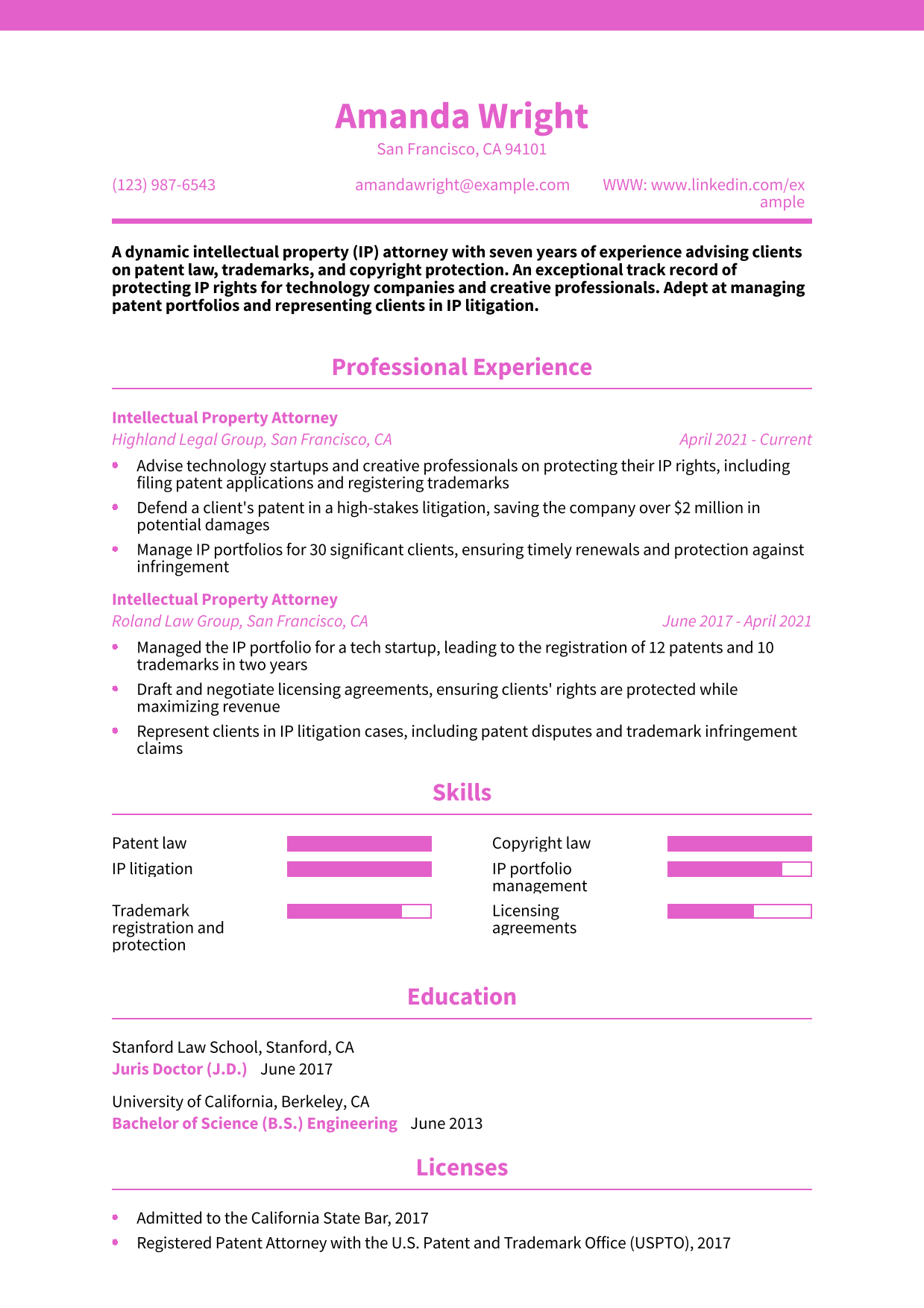 12 Attorney Resume Examples and Templates for 2025 - ResumeBuilder.com