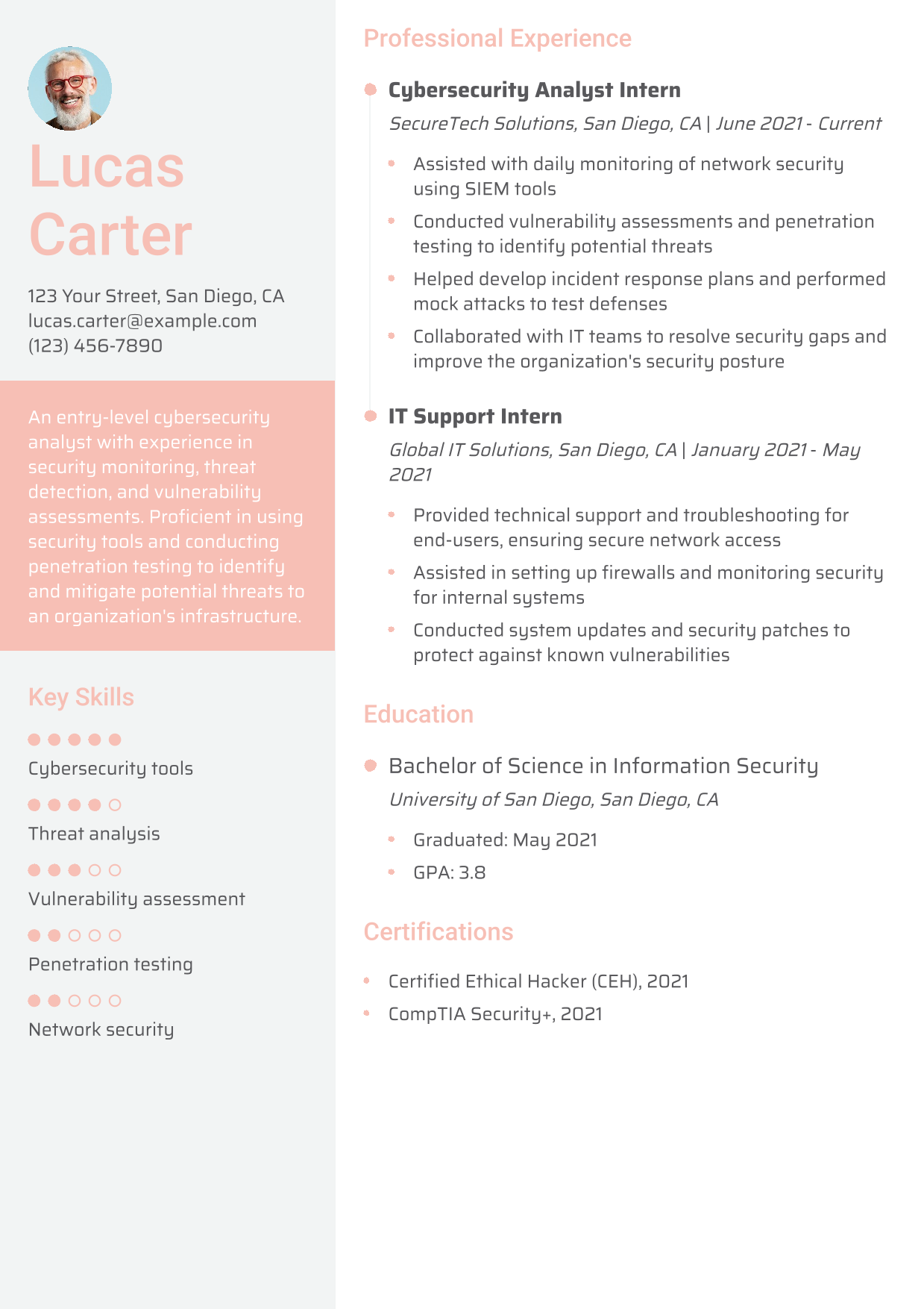 Entry-Level Information Technology Resume Examples and Templates for ...