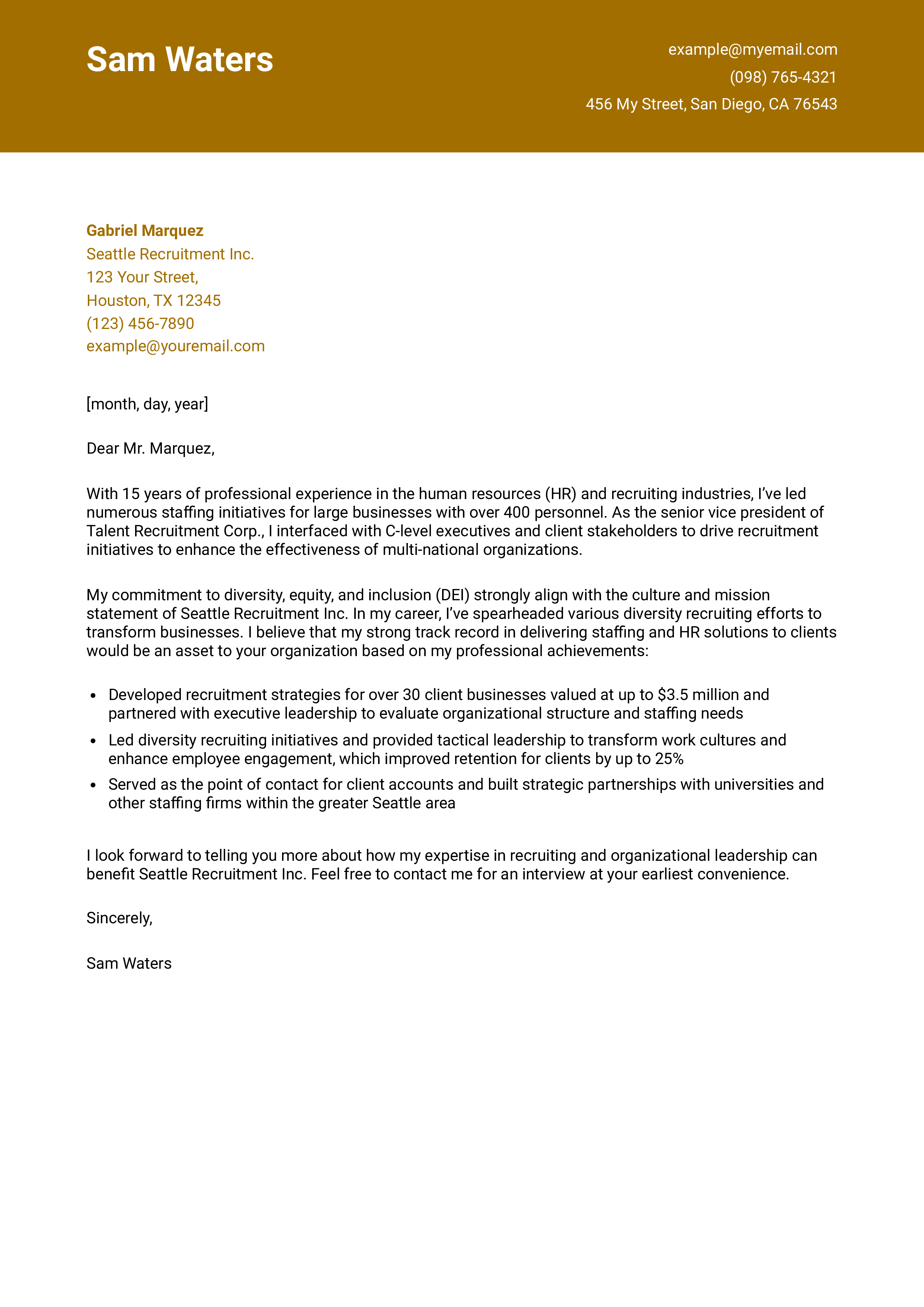Executive Cover Letters FREE 8+ Sample Thank You Letters After