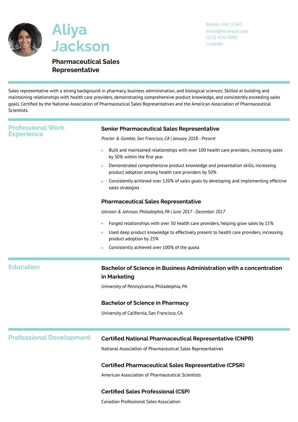 Sales Representative Resume Examples and Templates for 2025 ...