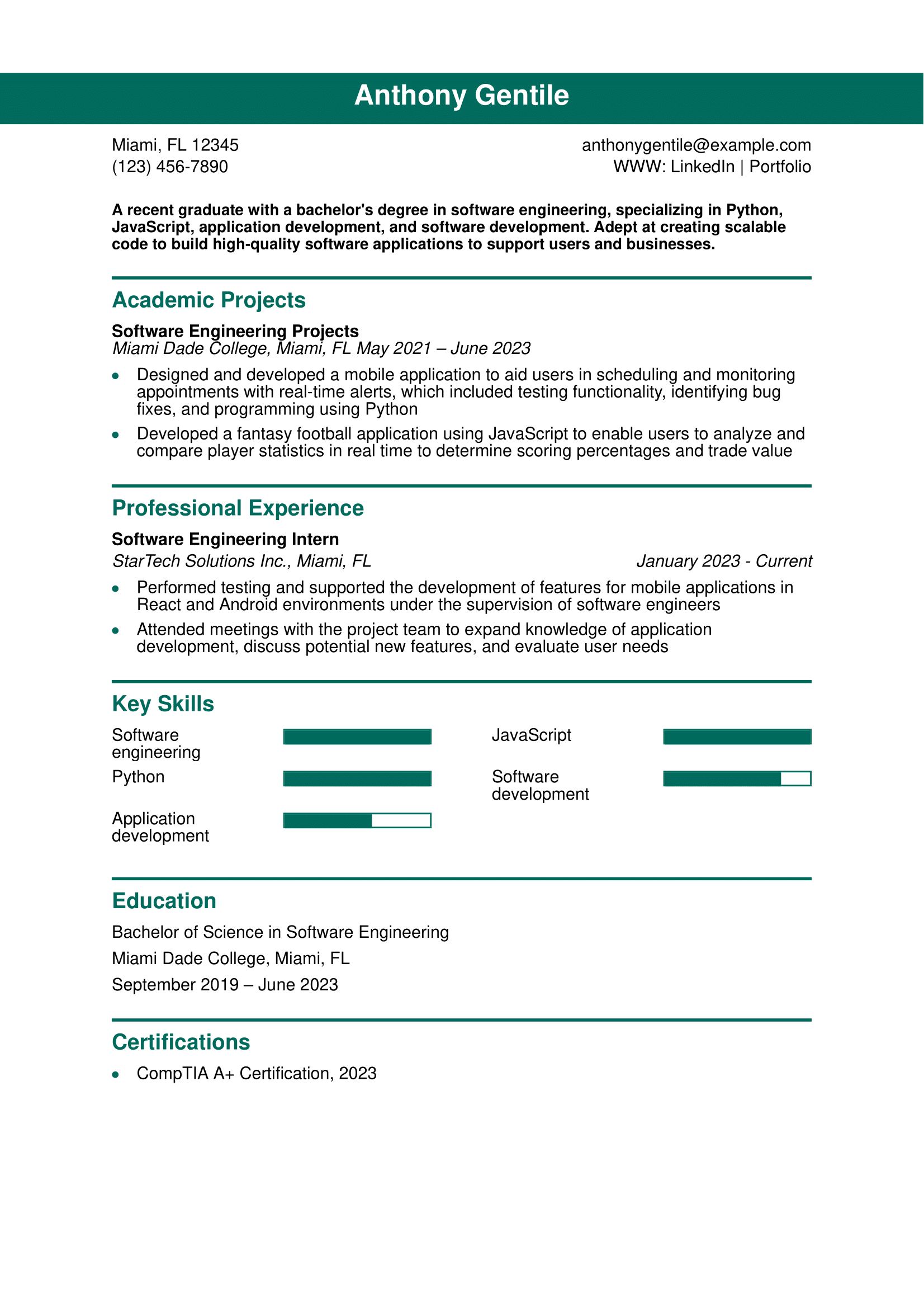 Graduate School Resume Examples and Templates for 2024 - ResumeBuilder.com