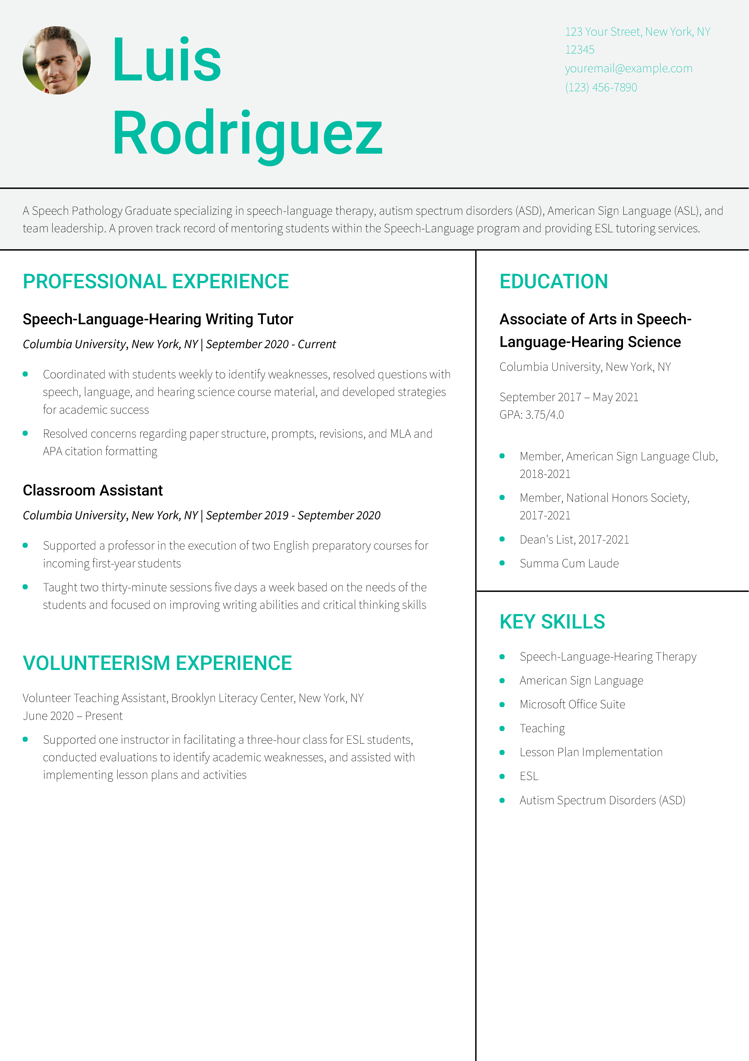 Graduate School Resume Examples and Templates for 2024 - ResumeBuilder.com