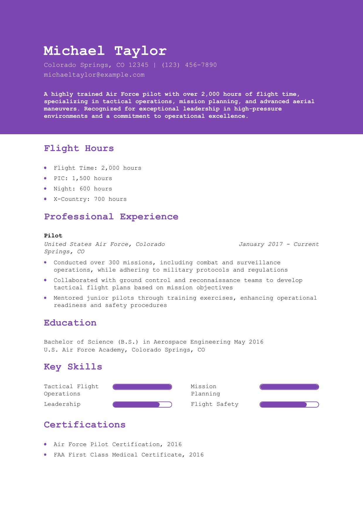 Pilot Resume Examples and Templates for 2025 - ResumeBuilder.com