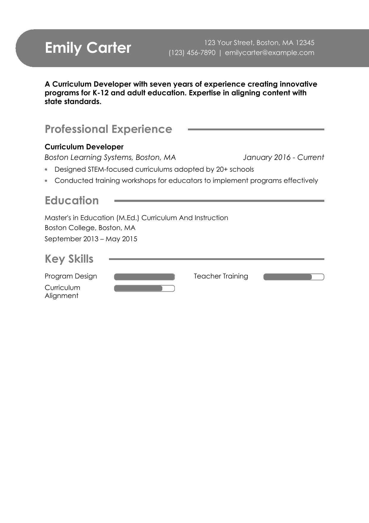 English Teacher Resume Examples and Templates for 2025 - ResumeBuilder.com