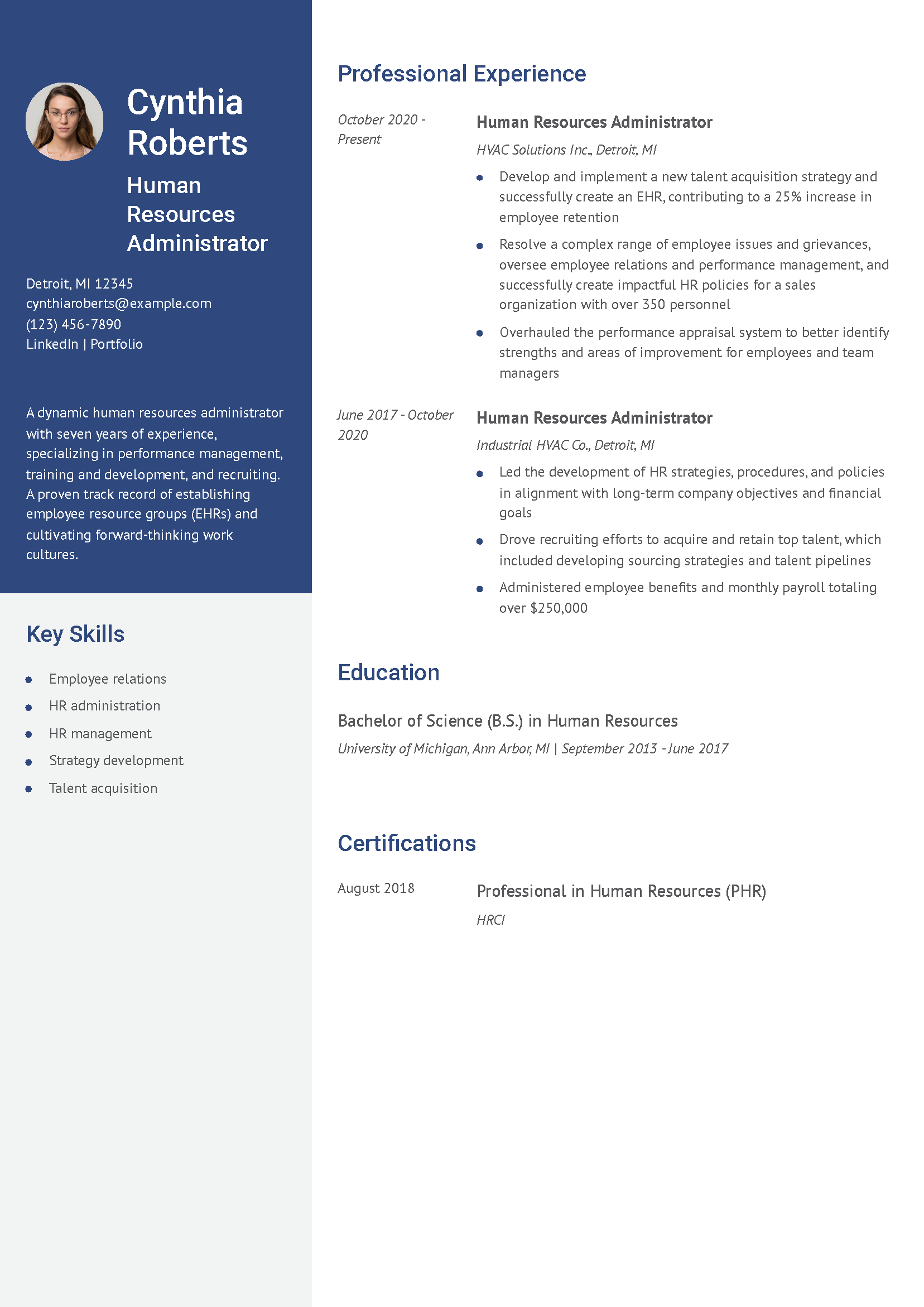 15 Human Resources Resume Examples and Templates for 2025 ...