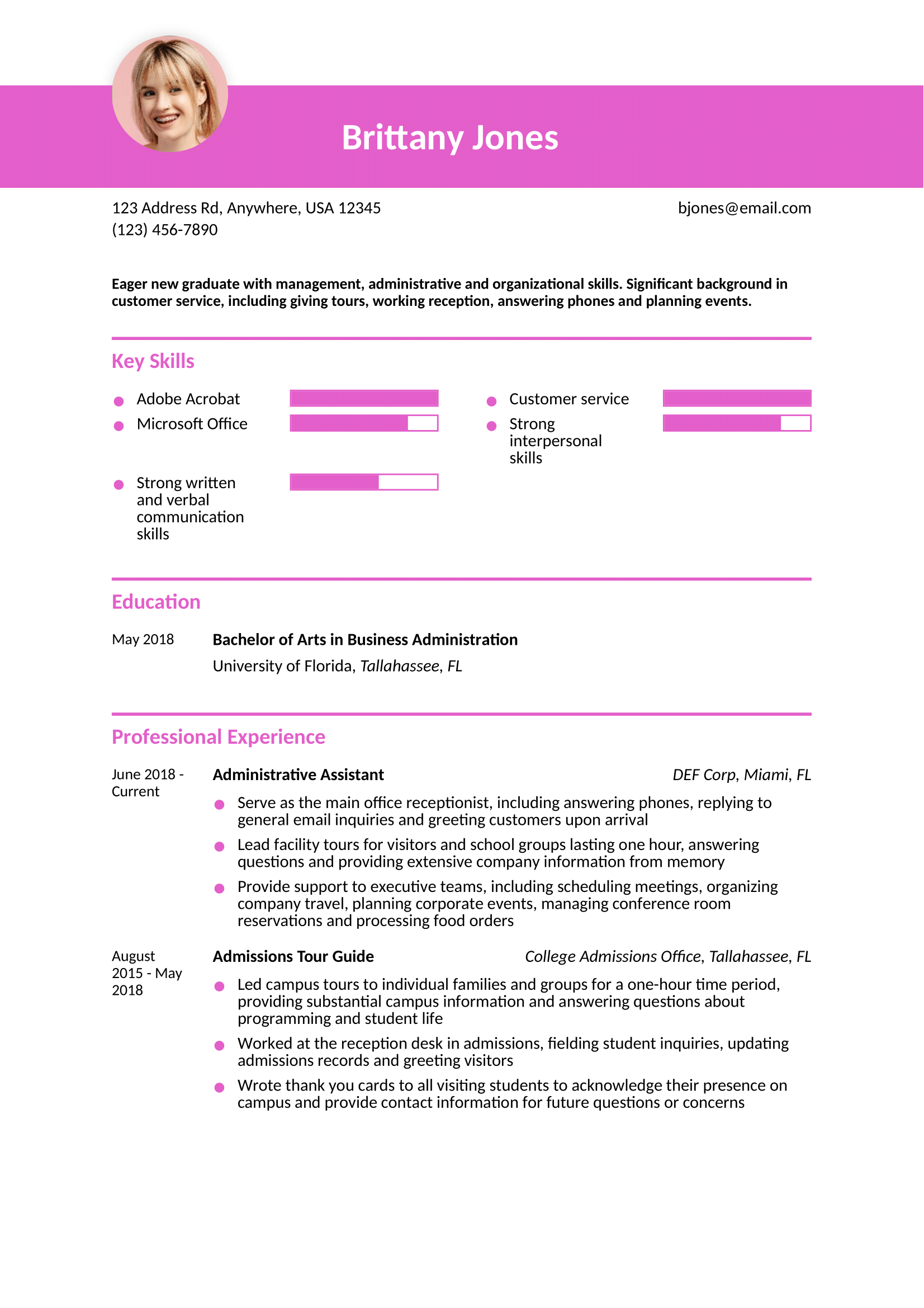 Office Assistant Resume Examples and Templates for 2025 - ResumeBuilder.com