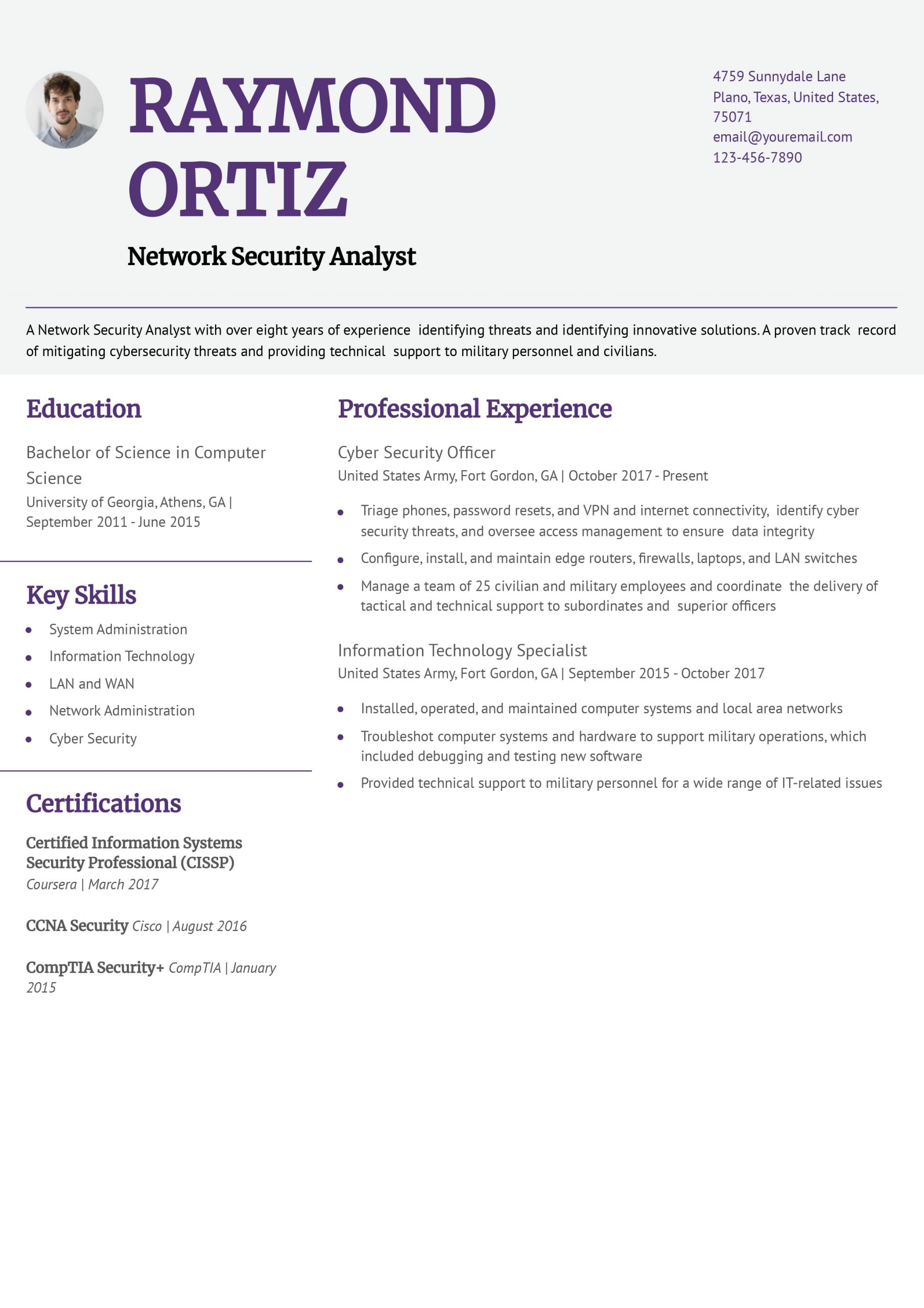 Military-To-Civilian Resume Examples and Templates for 2025 ...