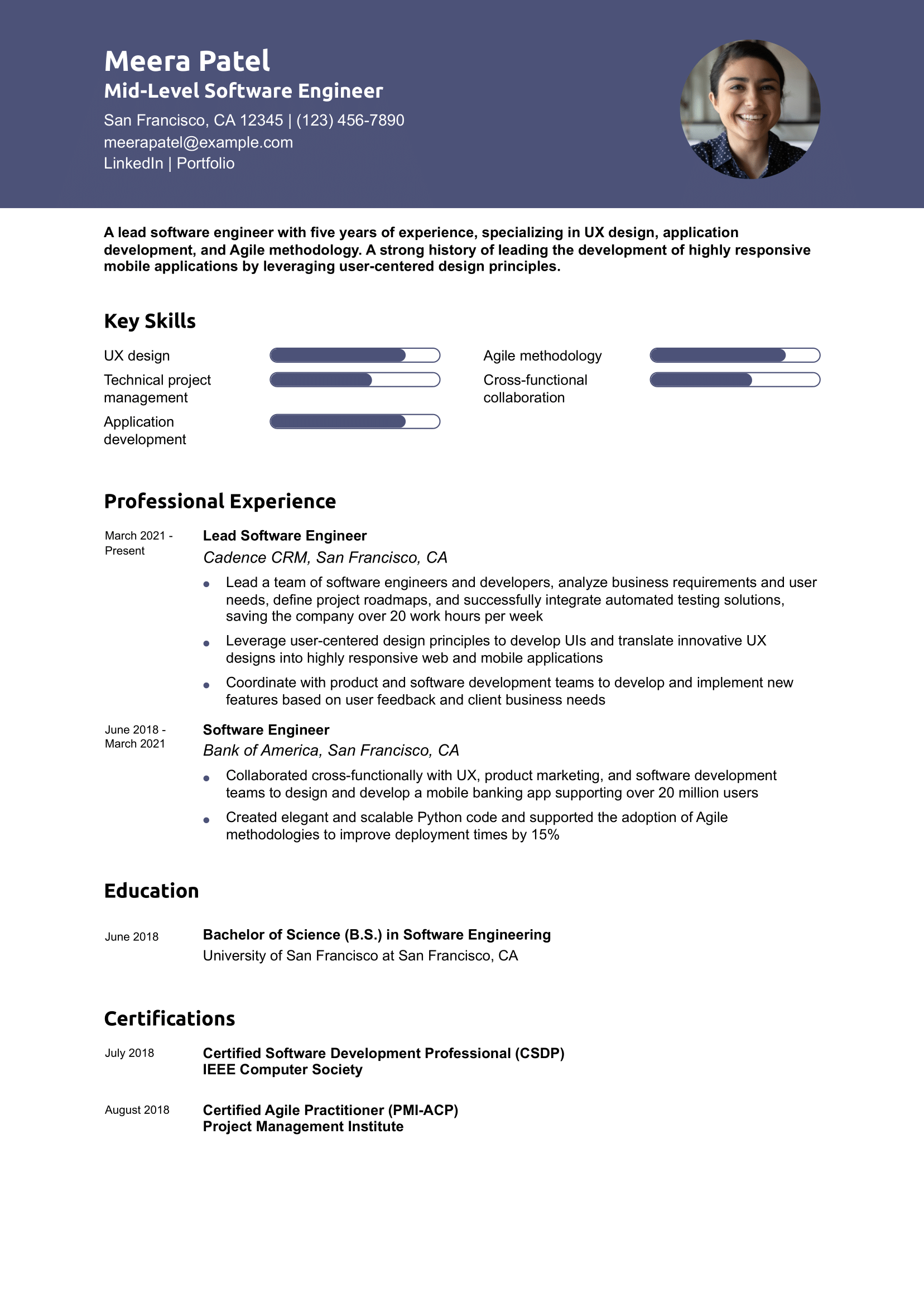 Software Engineer Resume Examples and Templates for 2024 ...