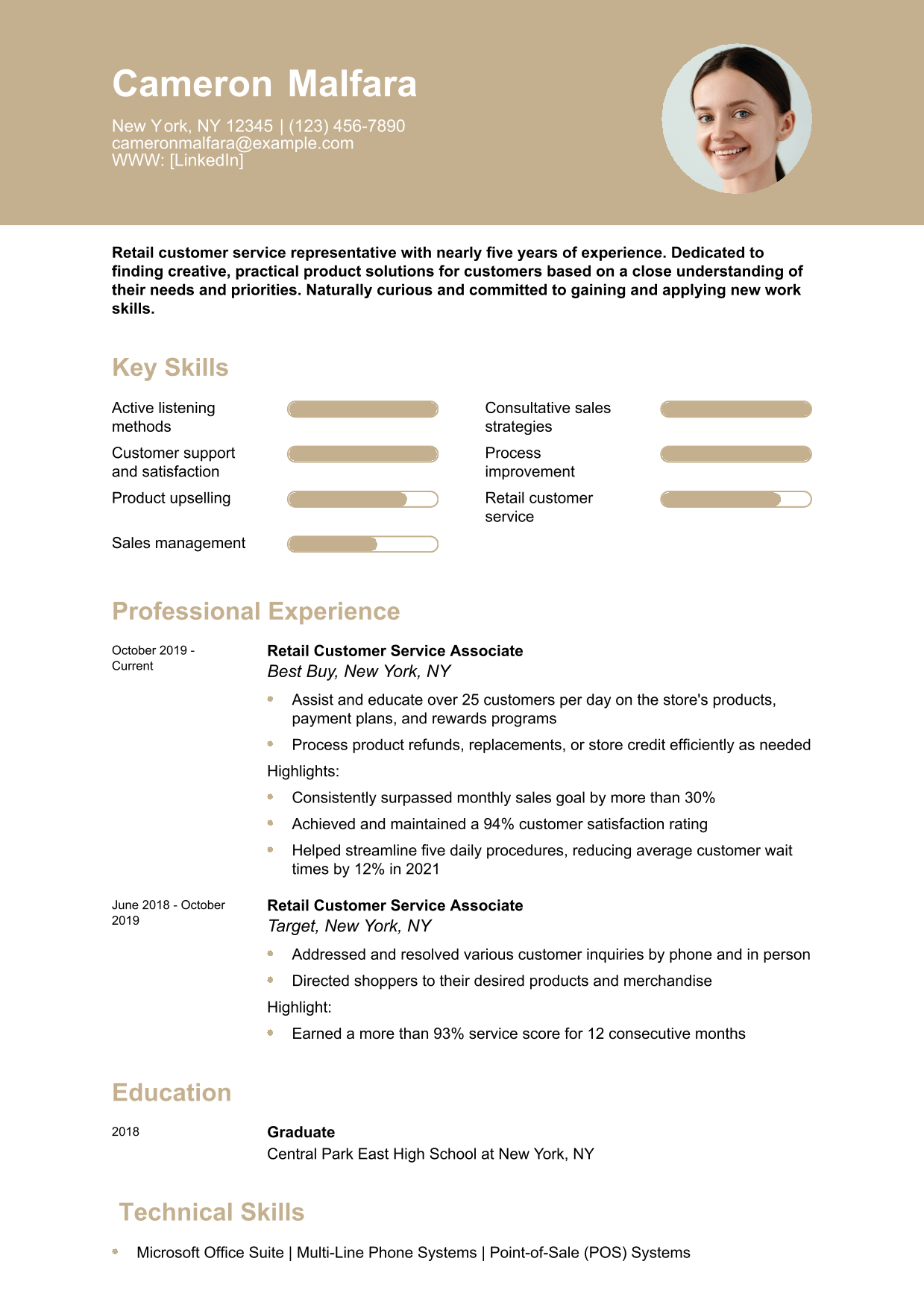Retail Sales Associate Resume Examples and Templates for 2025 ...