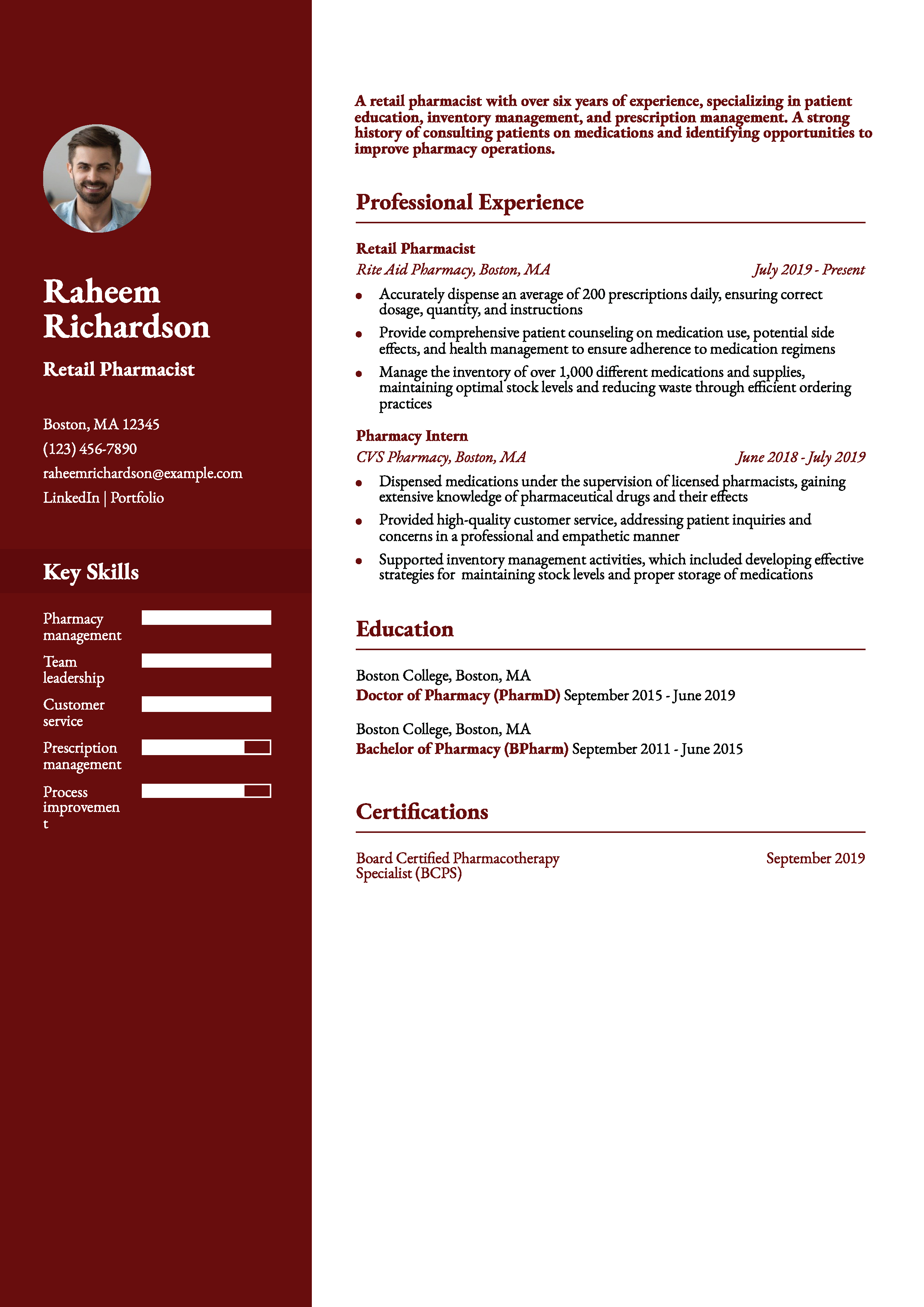 Retail Resume Examples and Templates for 2024 - ResumeBuilder.com