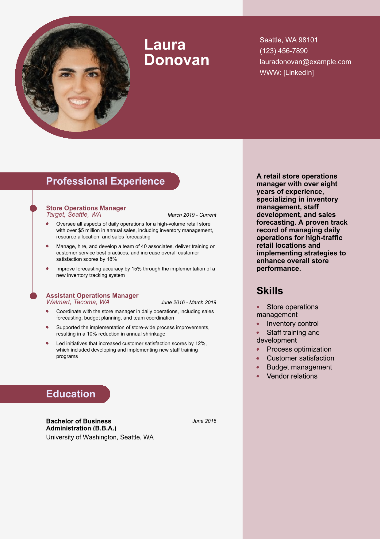 Retail Resume Examples and Templates for 2024 - ResumeBuilder.com