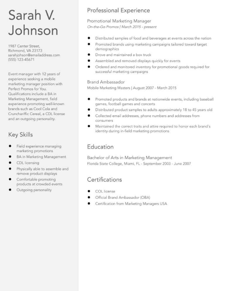 Free Resume Examples and Sample Resumes for All Jobs in 2024 ...