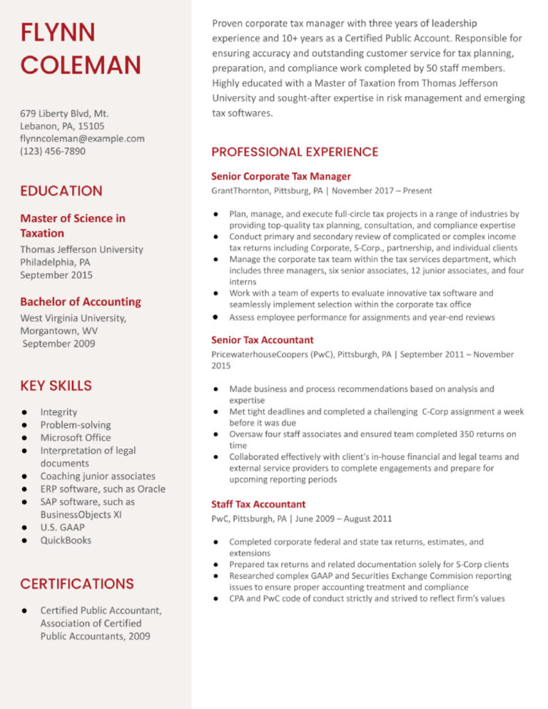 Free Resume Examples and Sample Resumes for All Jobs in 2024 ...