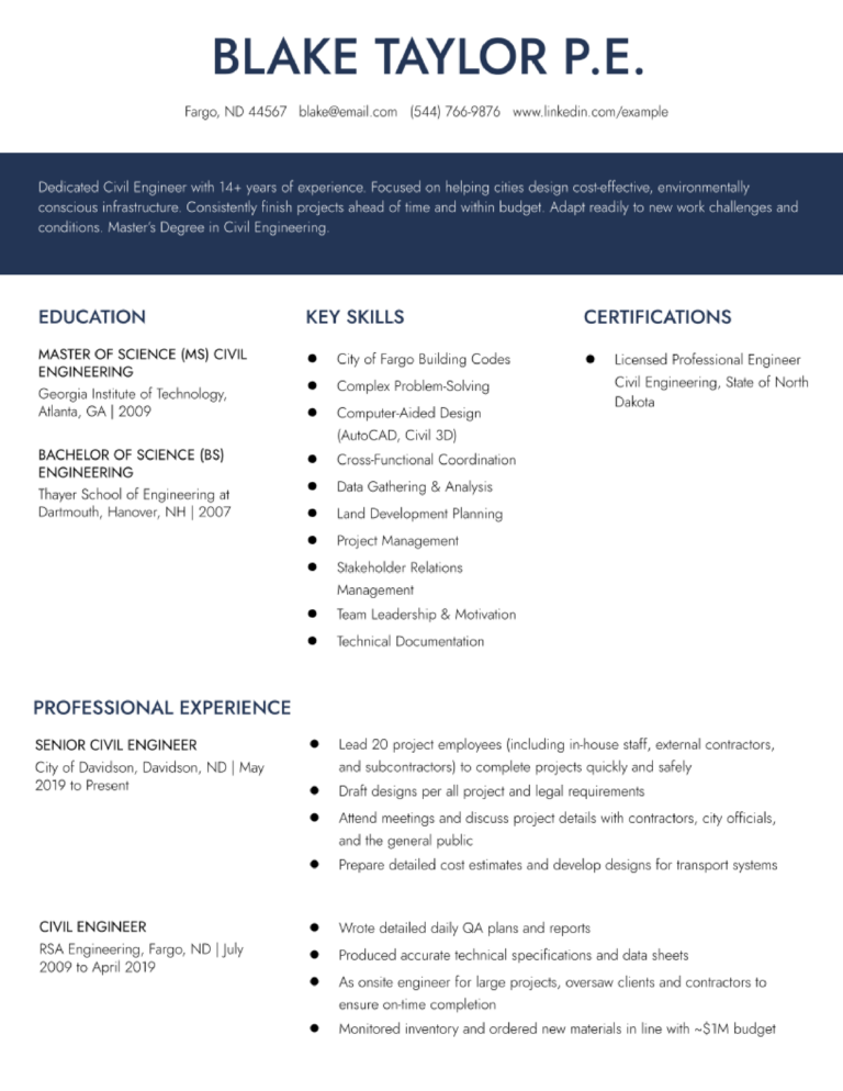 Free Resume Examples and Sample Resumes for All Jobs in 2024 ...
