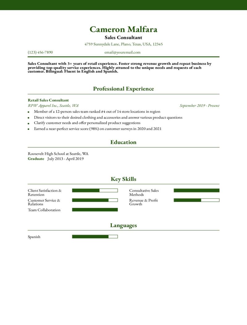 General Resume Examples and Templates for 2024 - ResumeBuilder.com