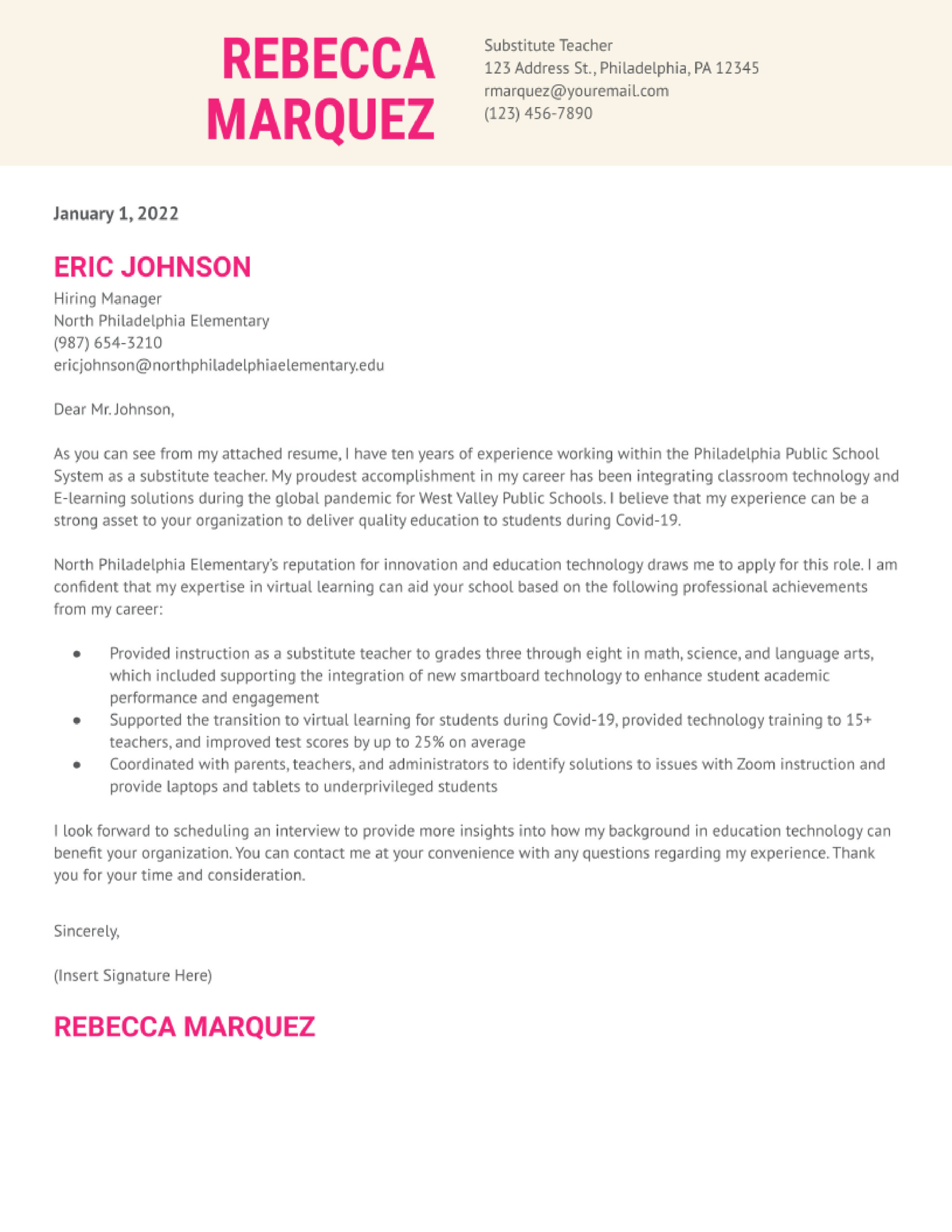 Free Cover Letter Examples & Sample Cover Letters for All Jobs in 2023 - ResumeBuilder.com