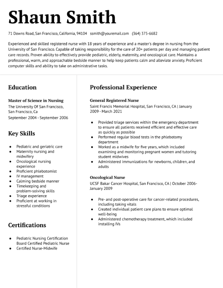Free Resume Examples and Sample Resumes for All Jobs in 2024 ...