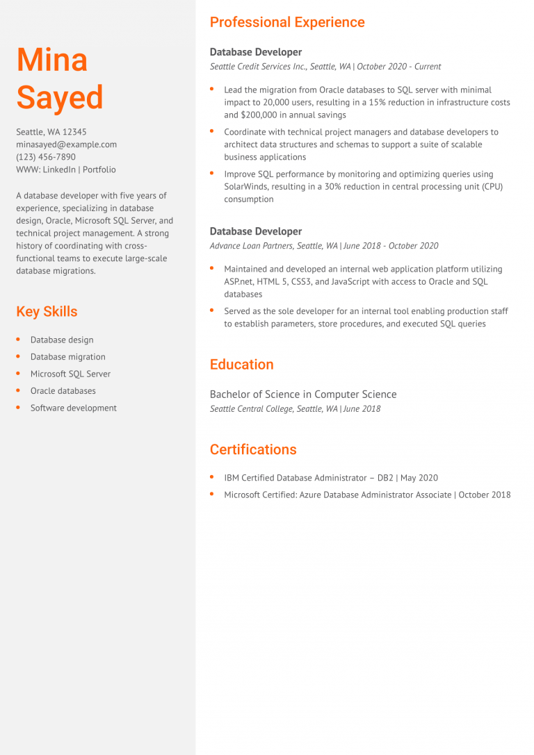 25 Resume Templates and Examples for Word for 2025 - ResumeBuilder.com