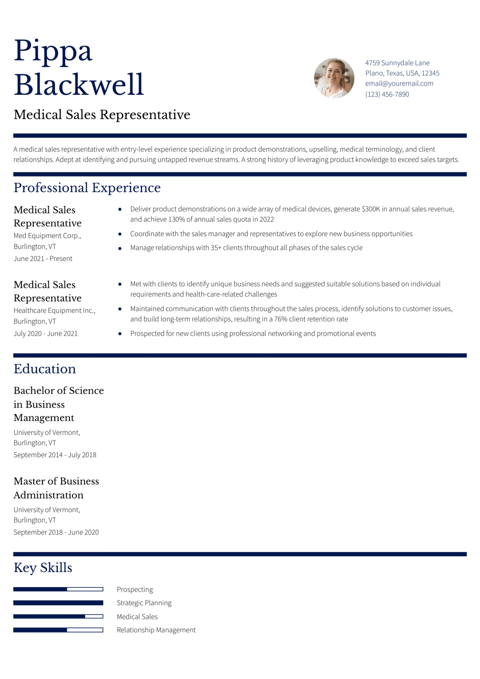 Sales Representative Resume Examples and Templates for 2025 ...