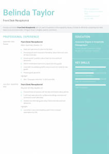Receptionist Resume Examples and Templates for 2024 - ResumeBuilder.com