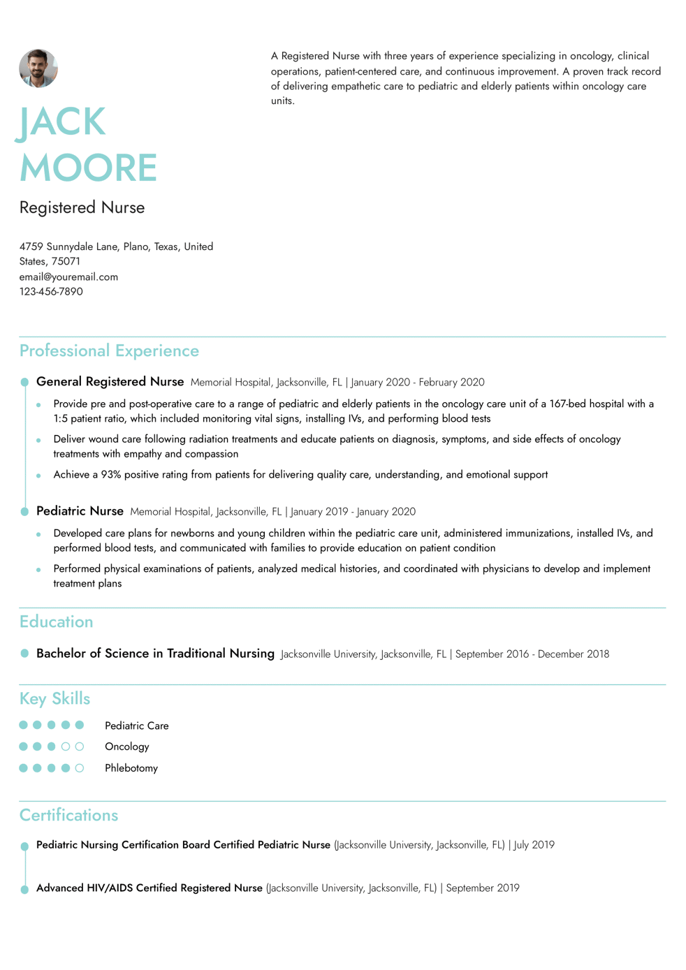 12 Medical Resume Examples and Templates for 2025 - ResumeBuilder.com