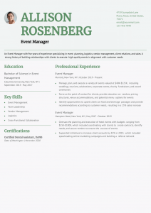 10 Event Planner and Coordinator Resume Examples and Templates for 2024 ...